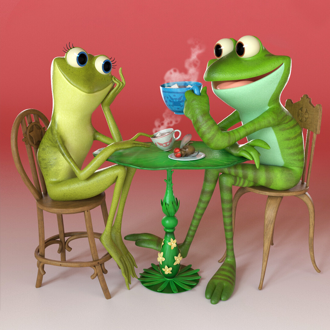 ArtStation - Frog Couple