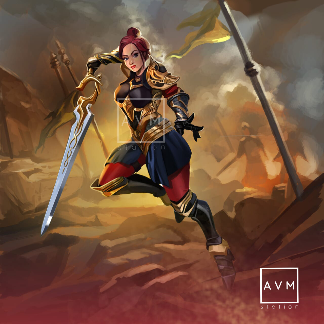 ArtStation - 2D character concept art