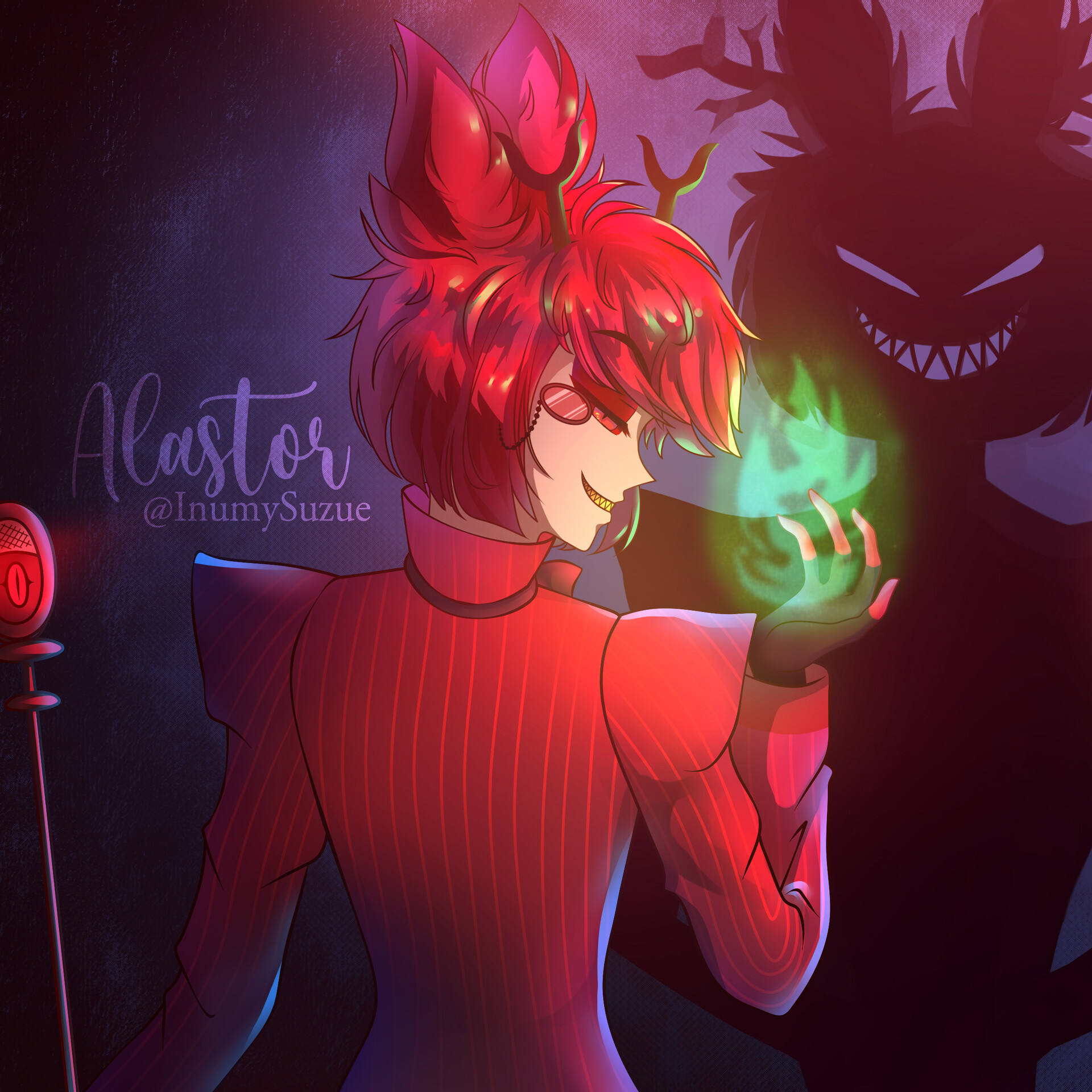 ArtStation - Alastor (Hazbin Hotel)