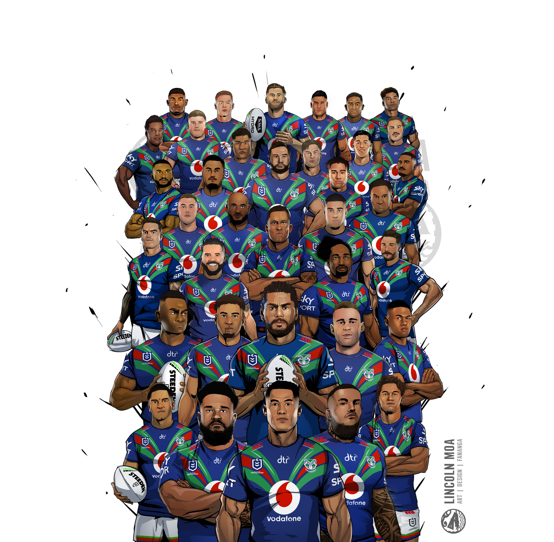 ArtStation - NZ Warriors