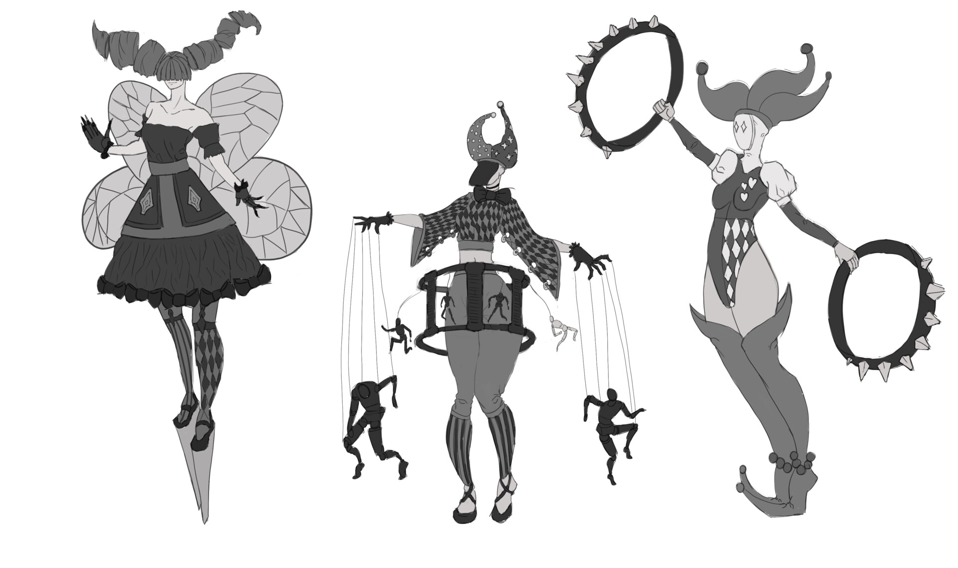ArtStation - Project: Red Circus Performers