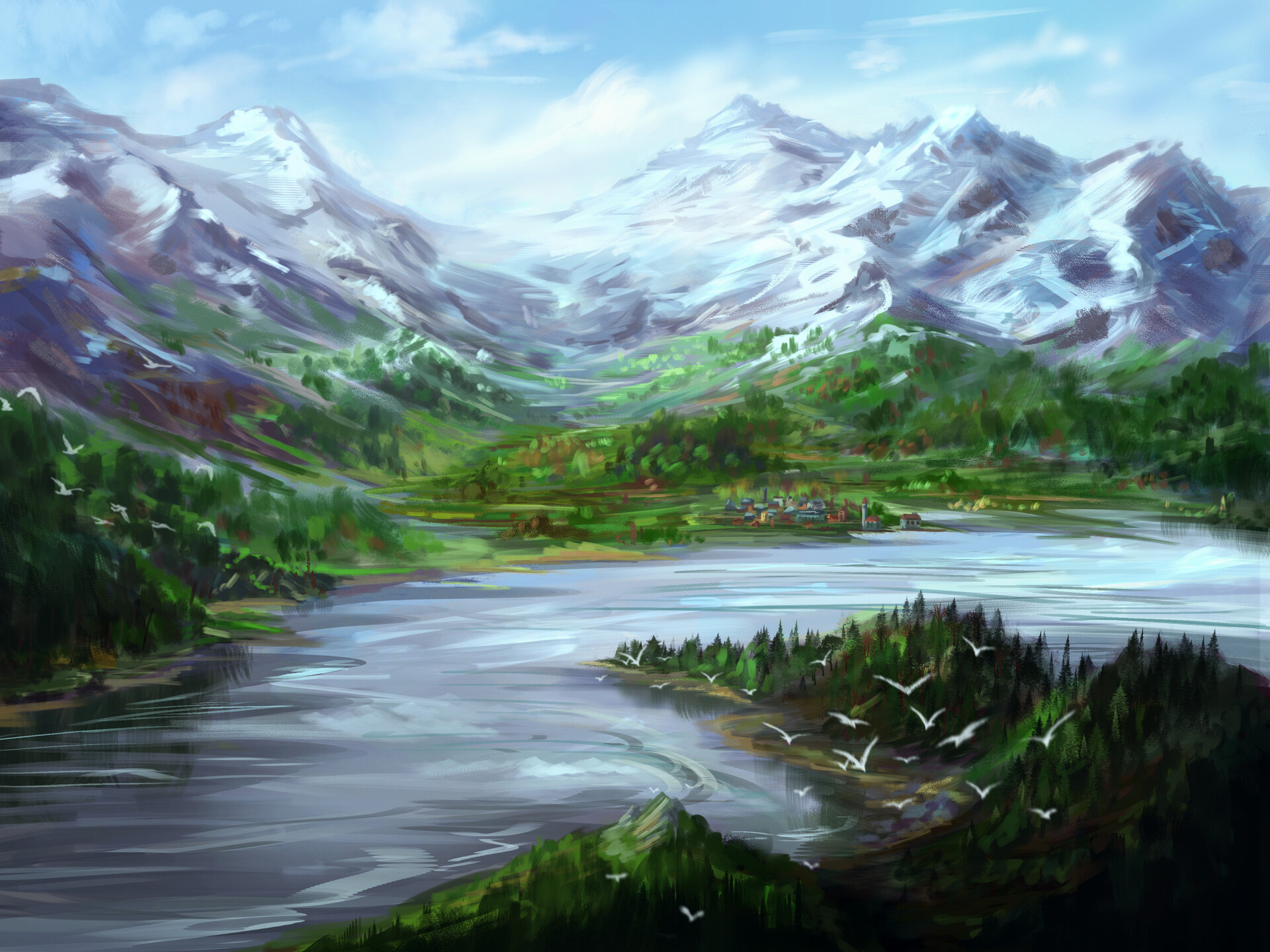 ArtStation - The Alps