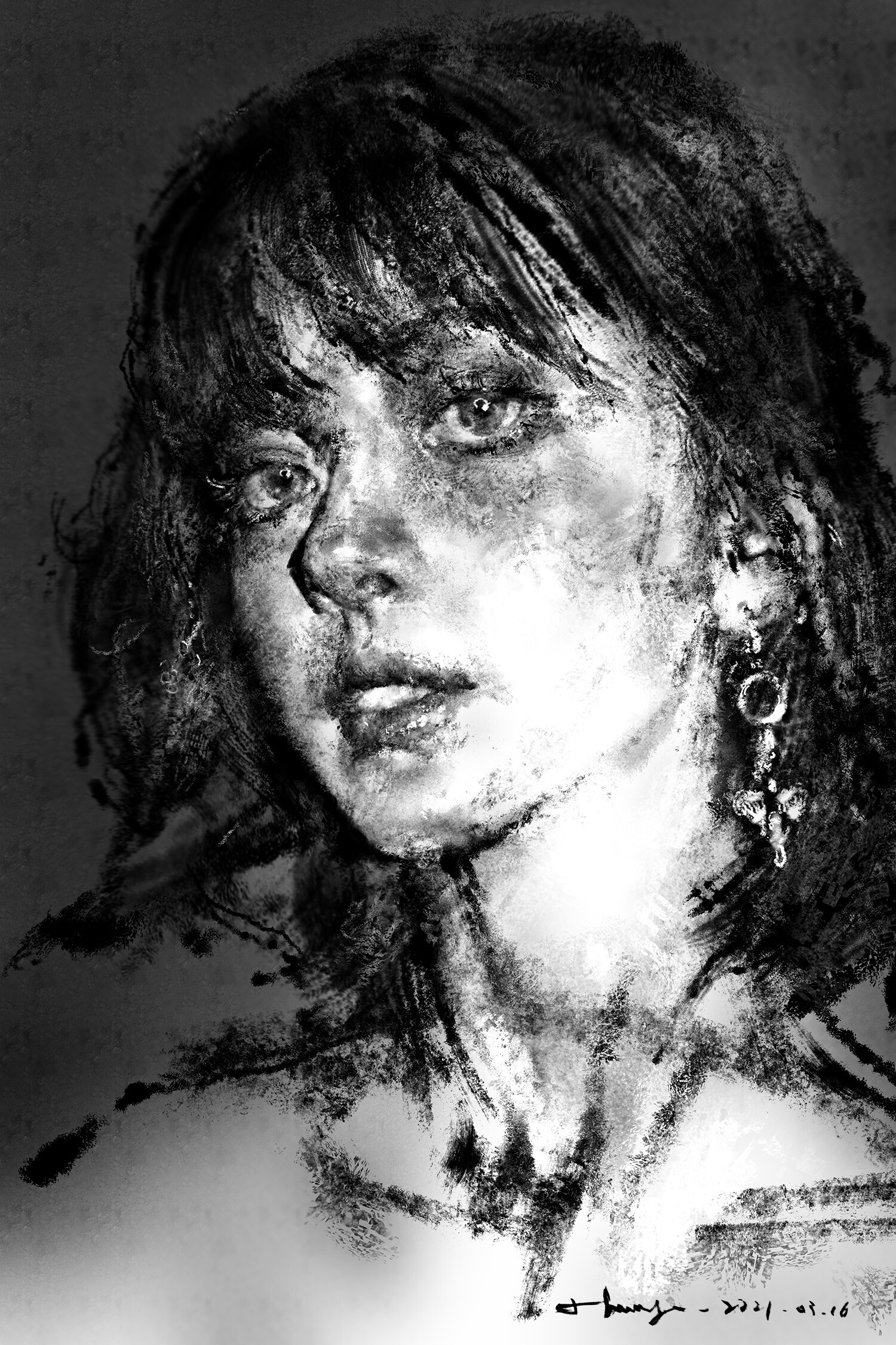 ArtStation - Light's girl