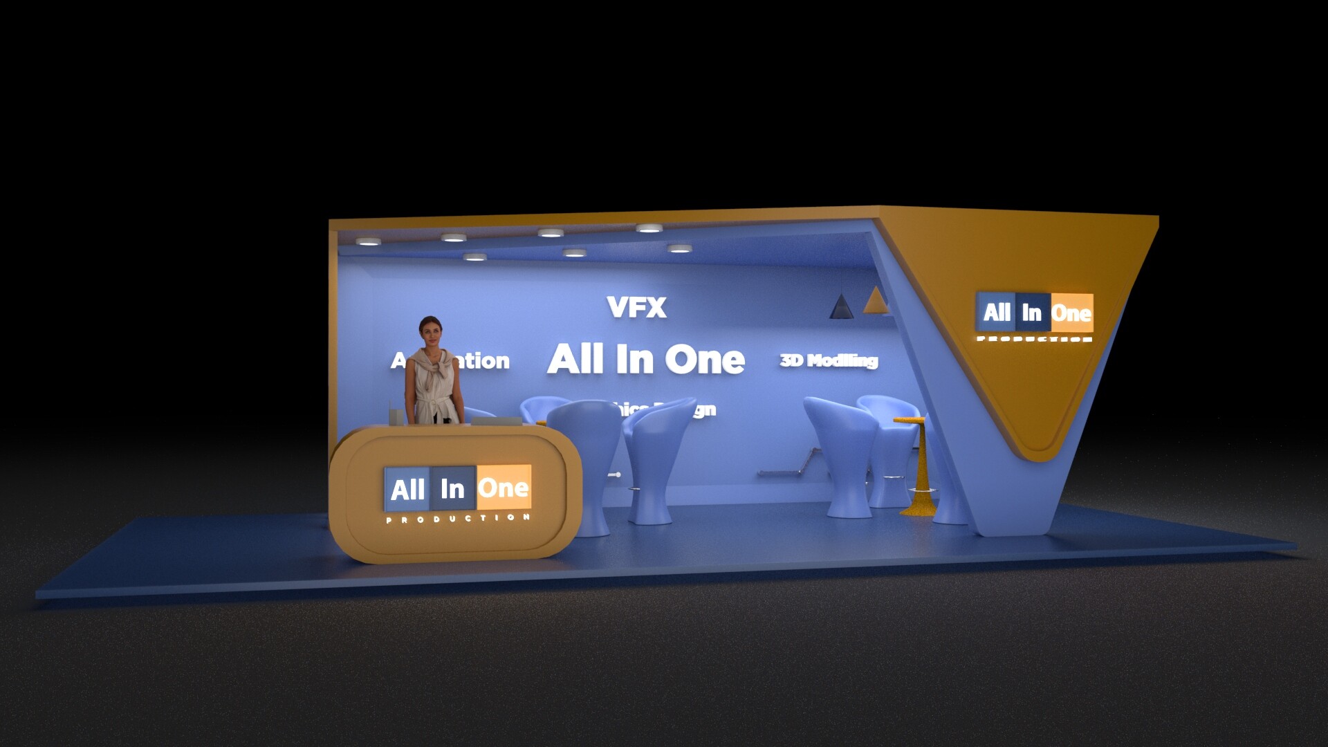 ArtStation - Stall Modeling