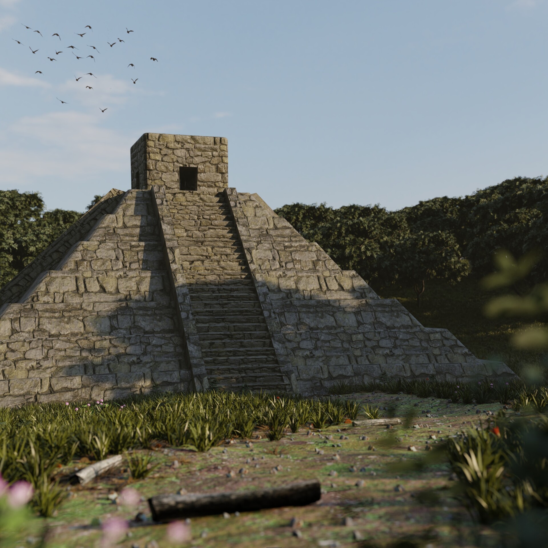 ArtStation - Mayan Temple