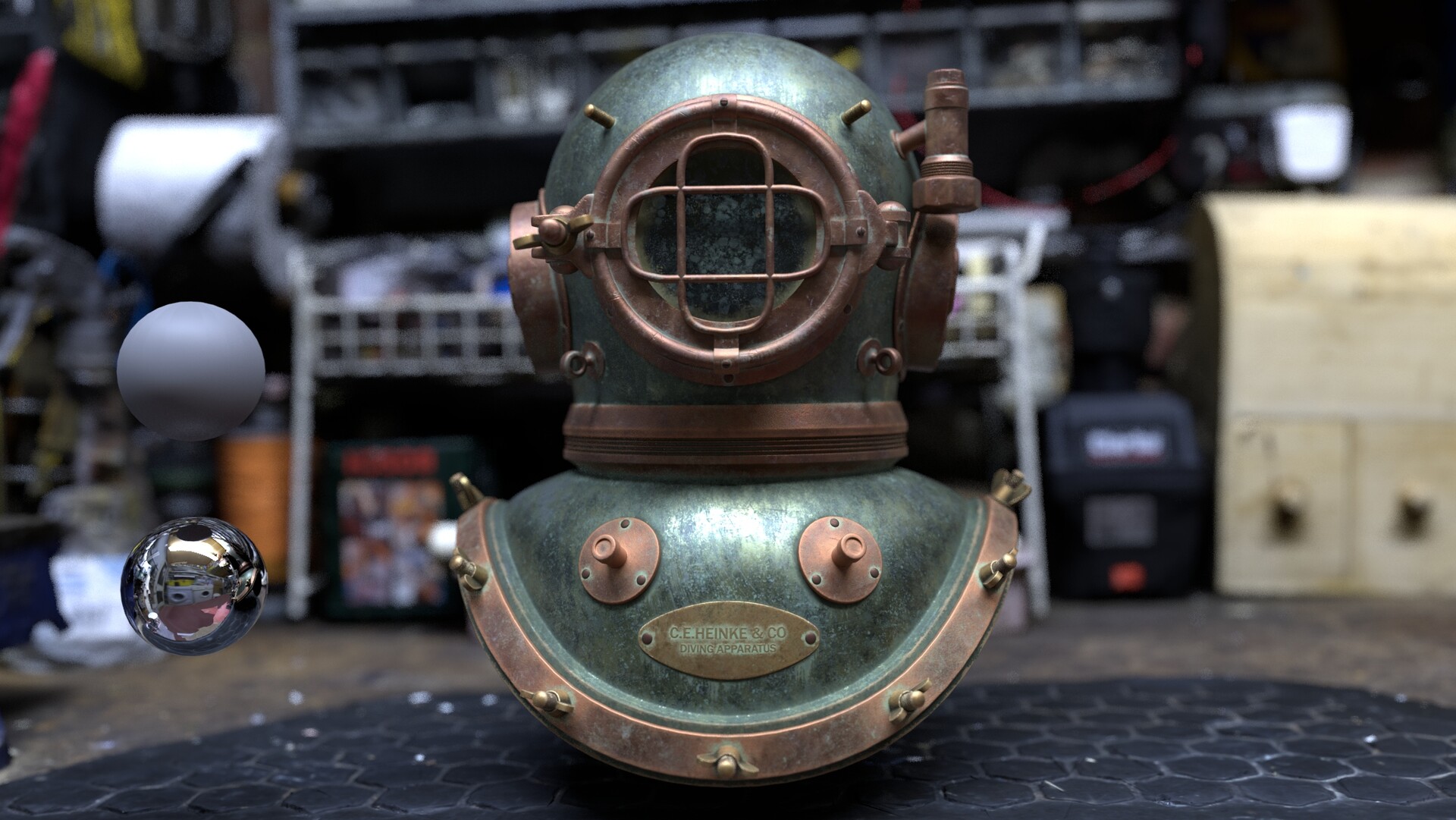 ArtStation - Diving suit