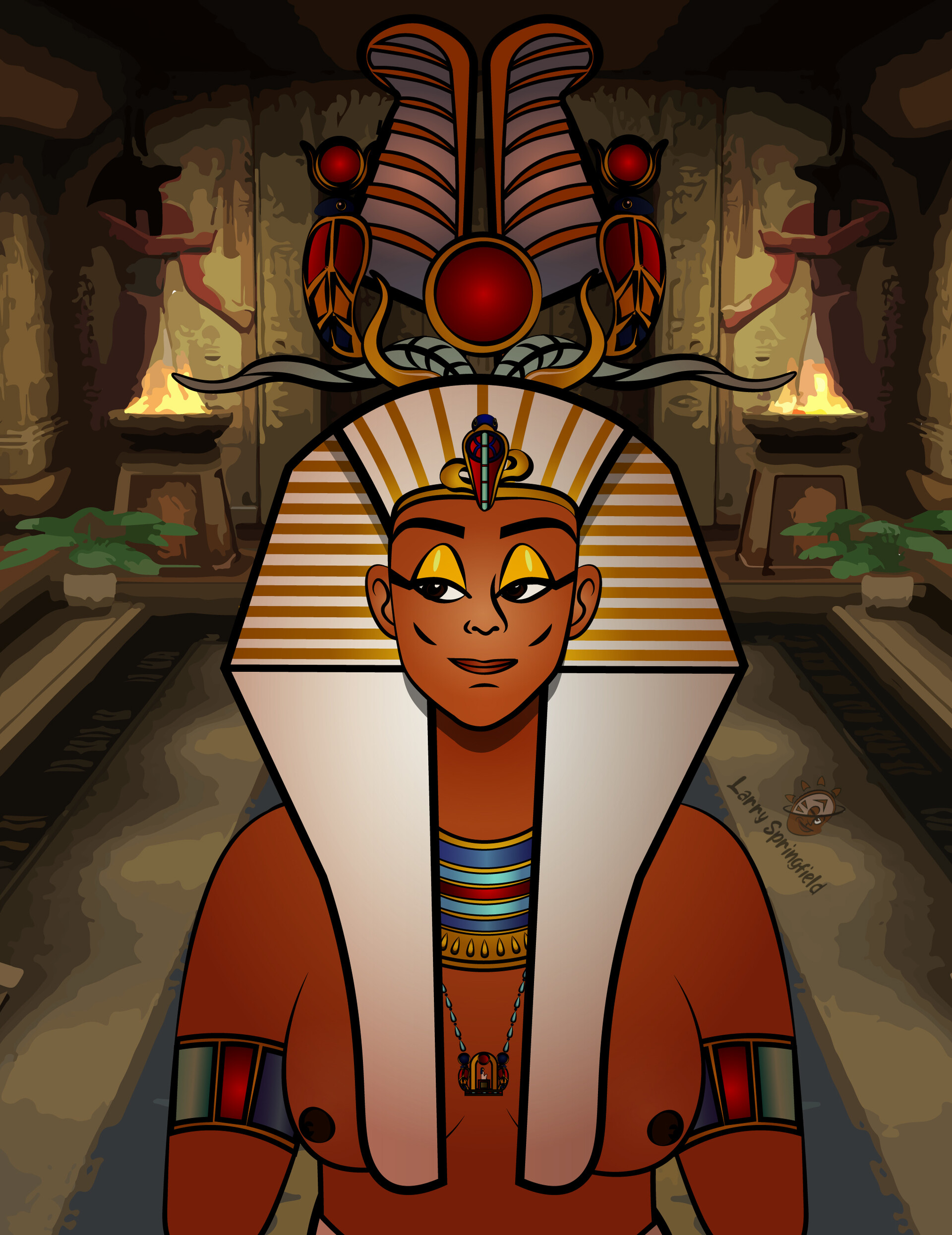 ArtStation - Hatshepsut, Ancient Egyptian queen of the 18th dynasty