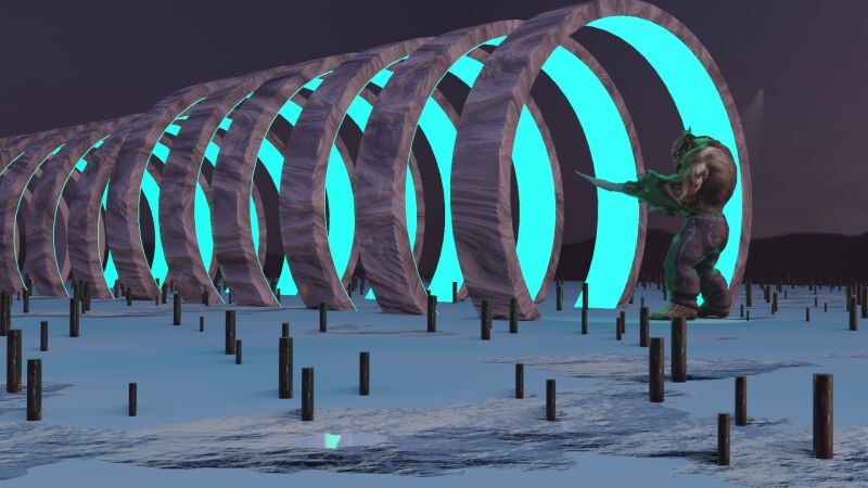 ArtStation - MONSTER SCENE