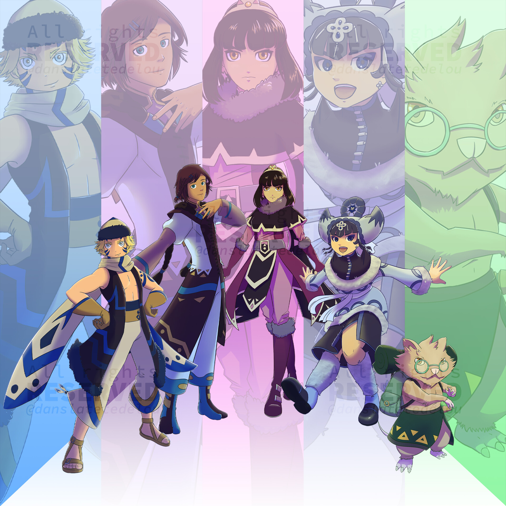 ArtStation - Fantasy Heroes