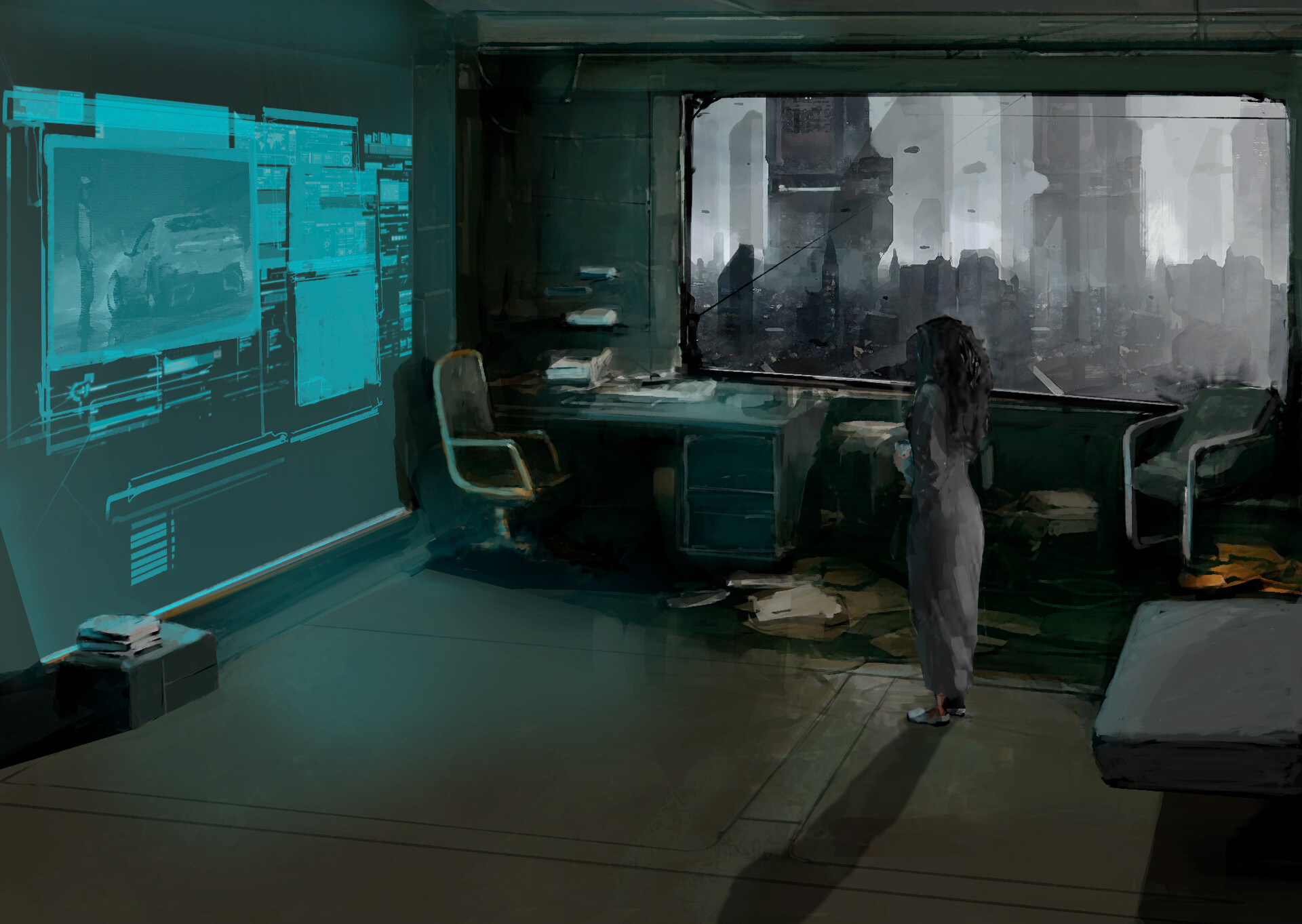 ArtStation - cyberpunk novel 6/1