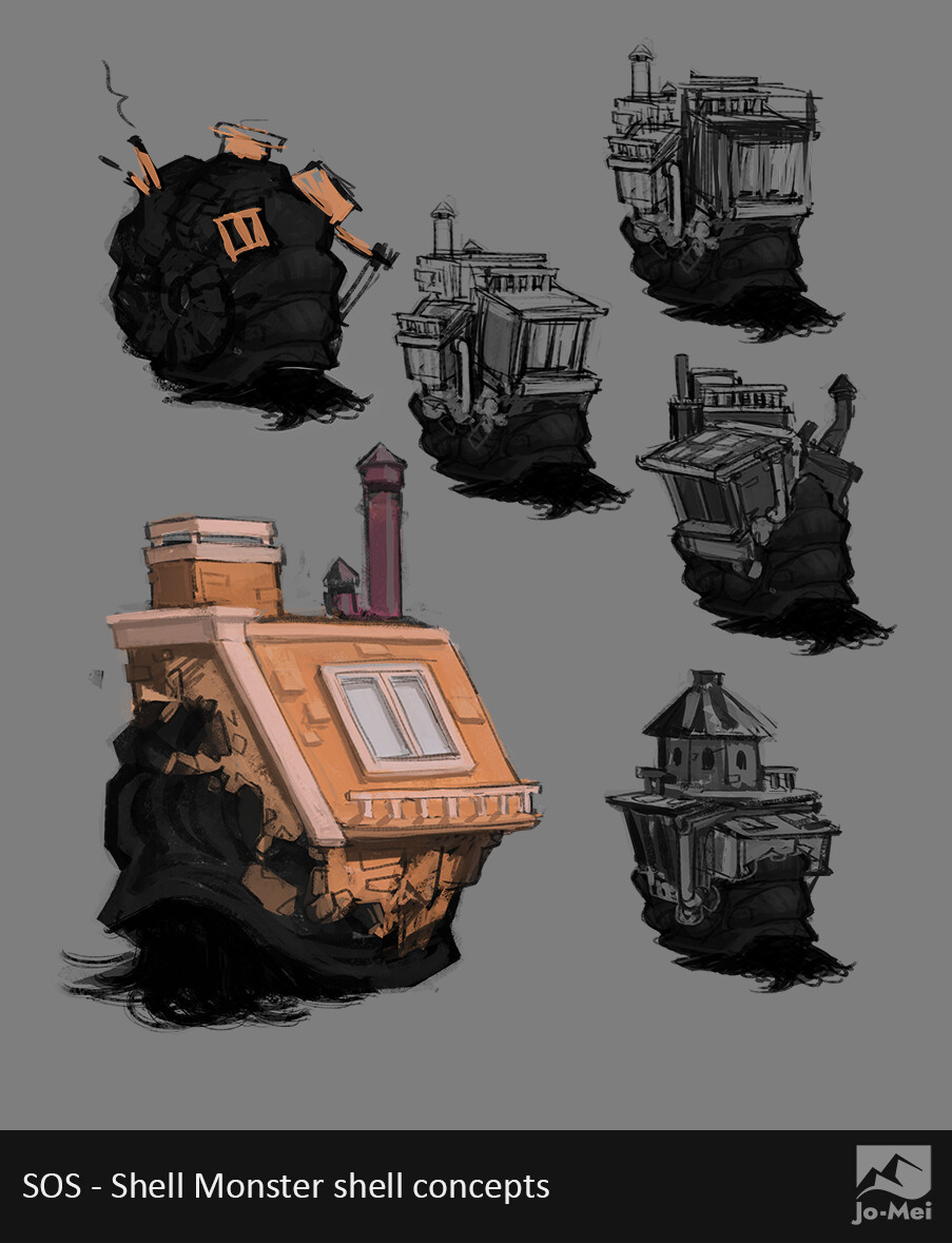 Sibylle Hell - Sea of Solitude - Shell Monster Concepts