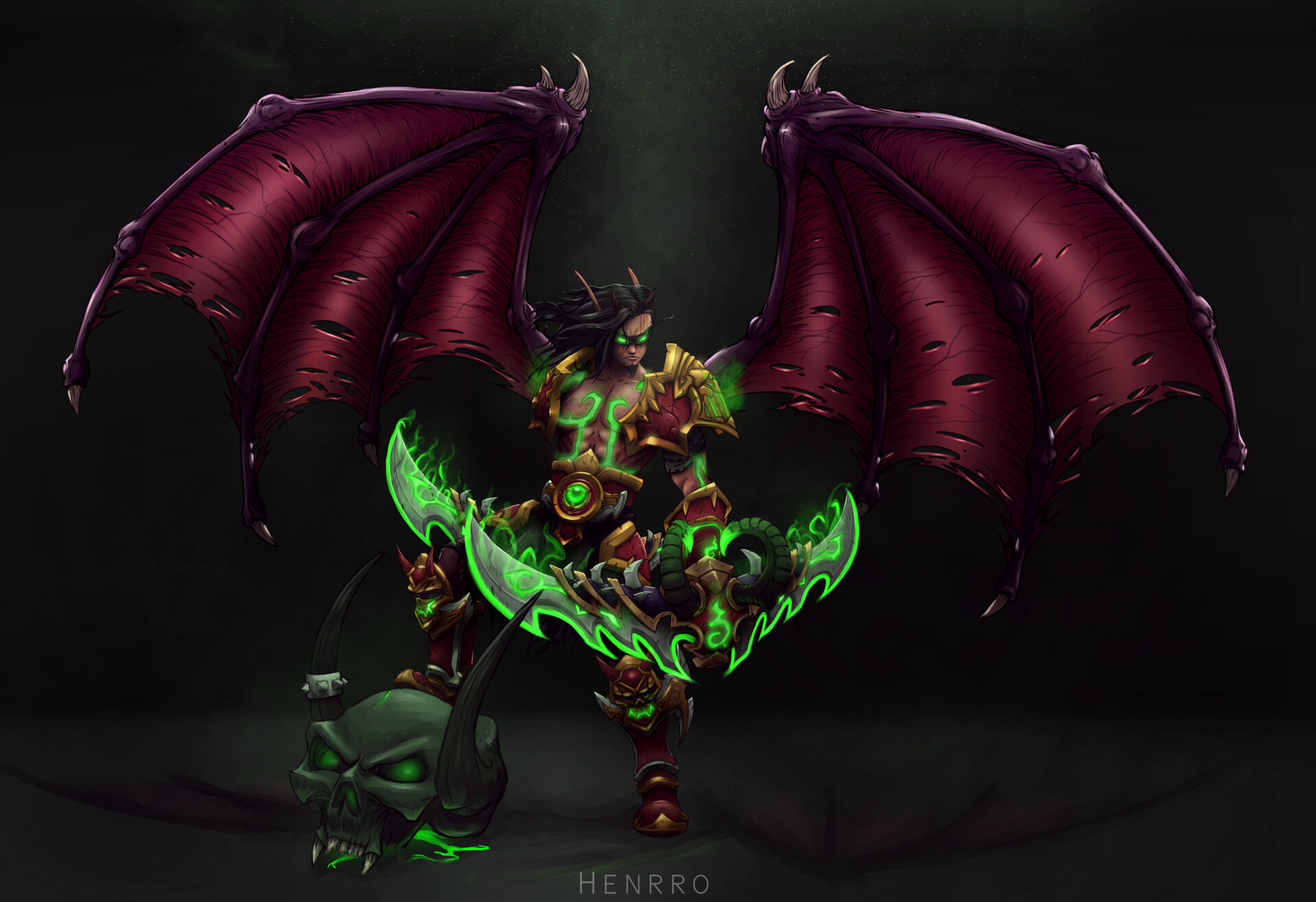 ArtStation - Demon hunter (Commission)