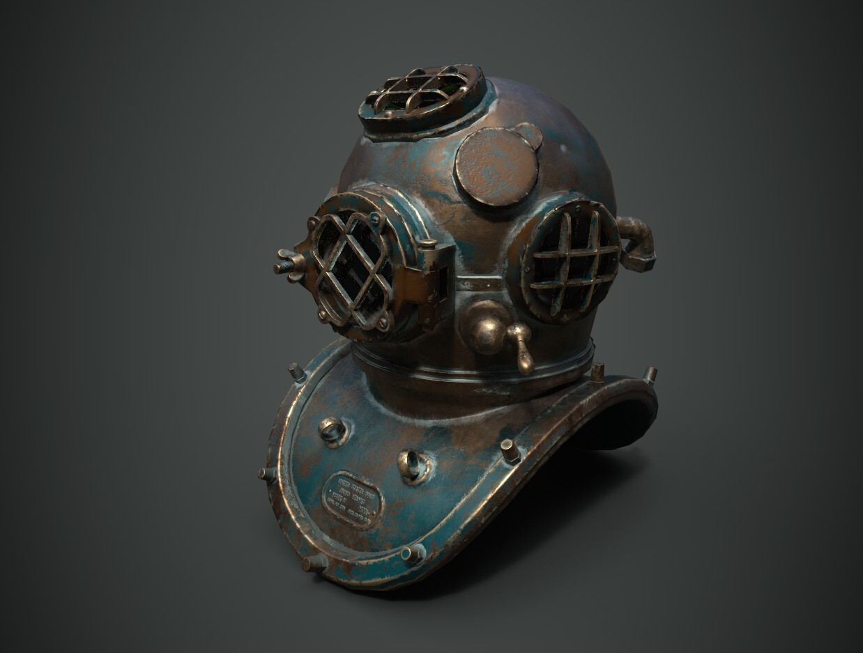 ArtStation - Diving Helmet