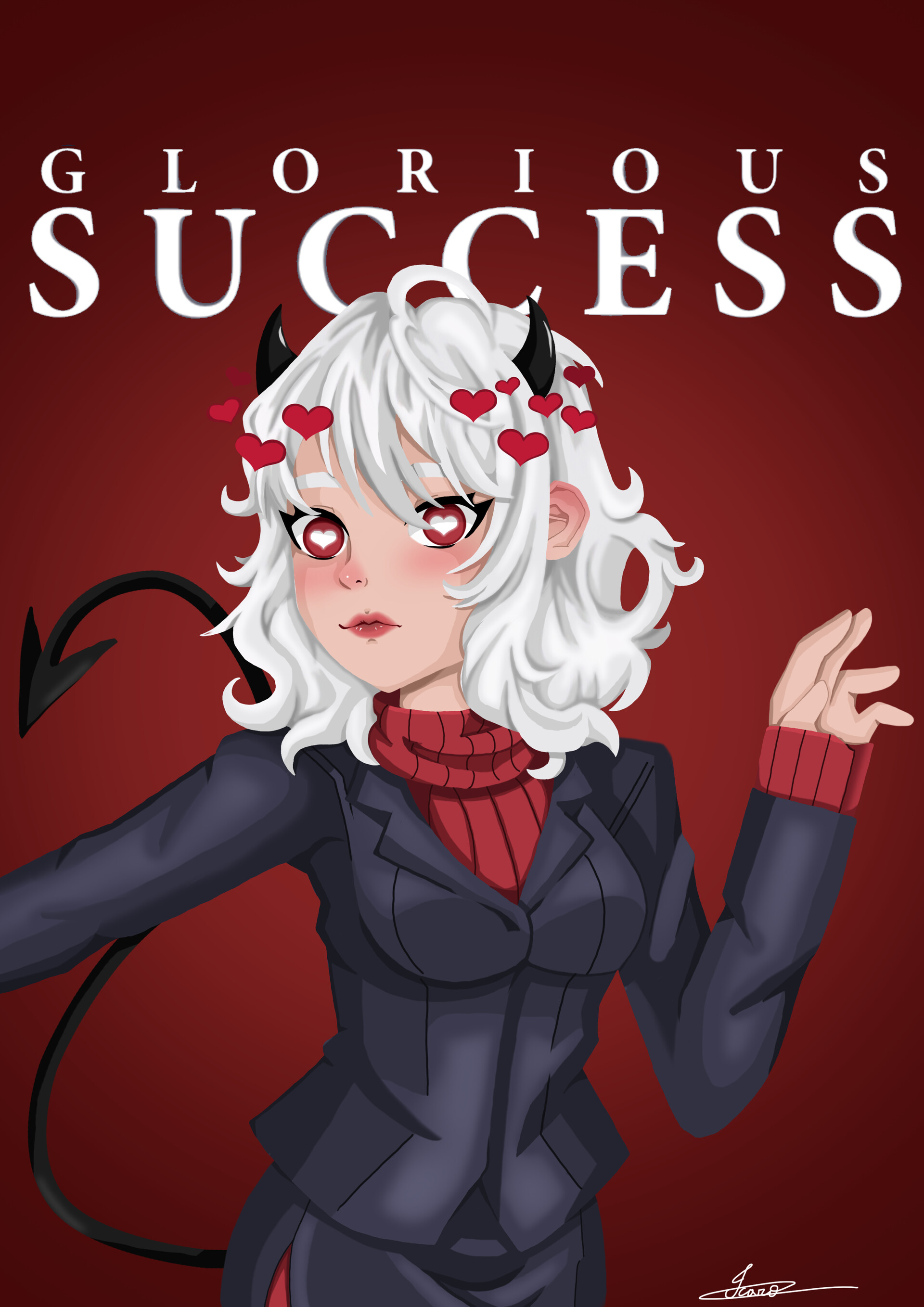 Icaro Reis - Modeus ( Helltaker Fan art )