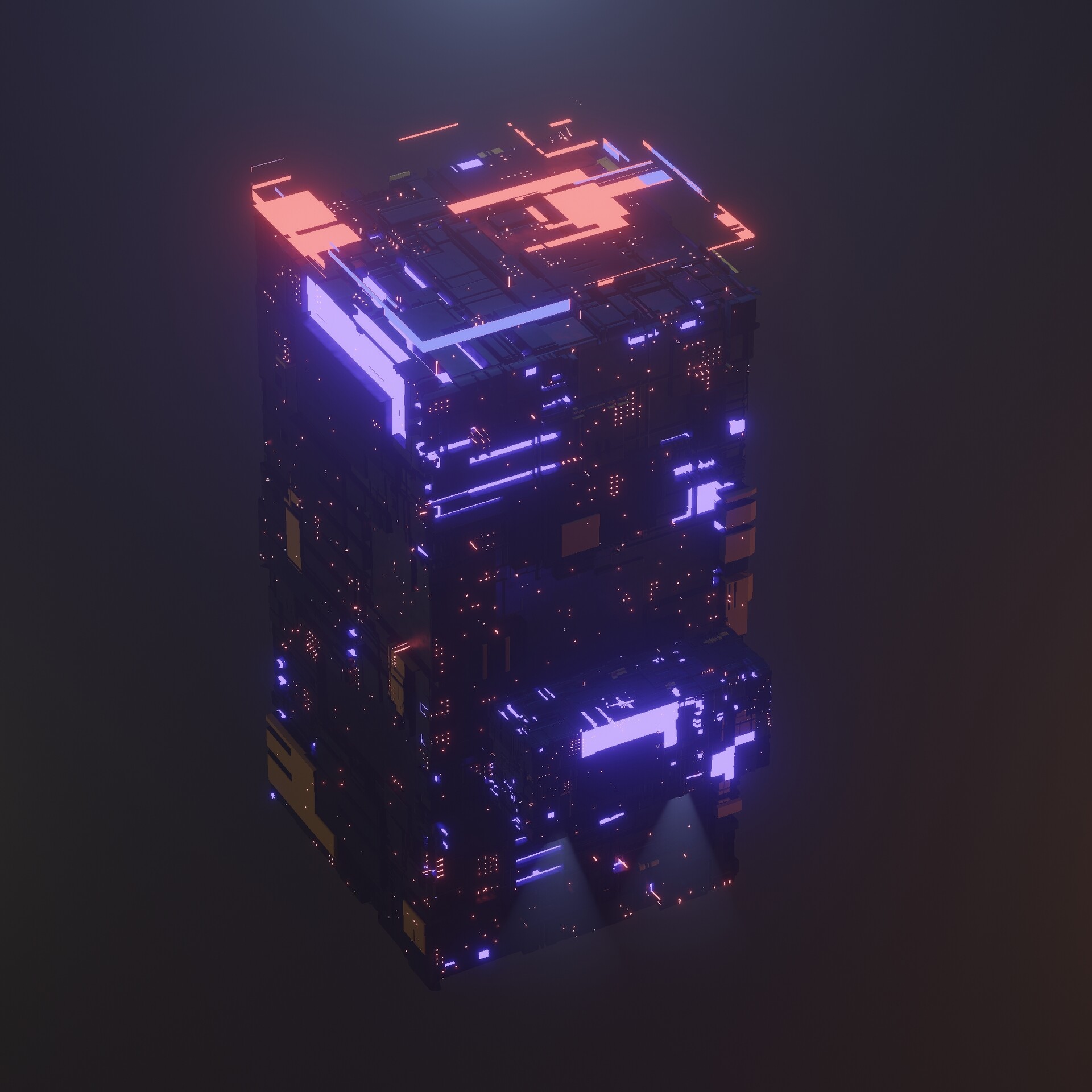 ArtStation - Sci fi cube