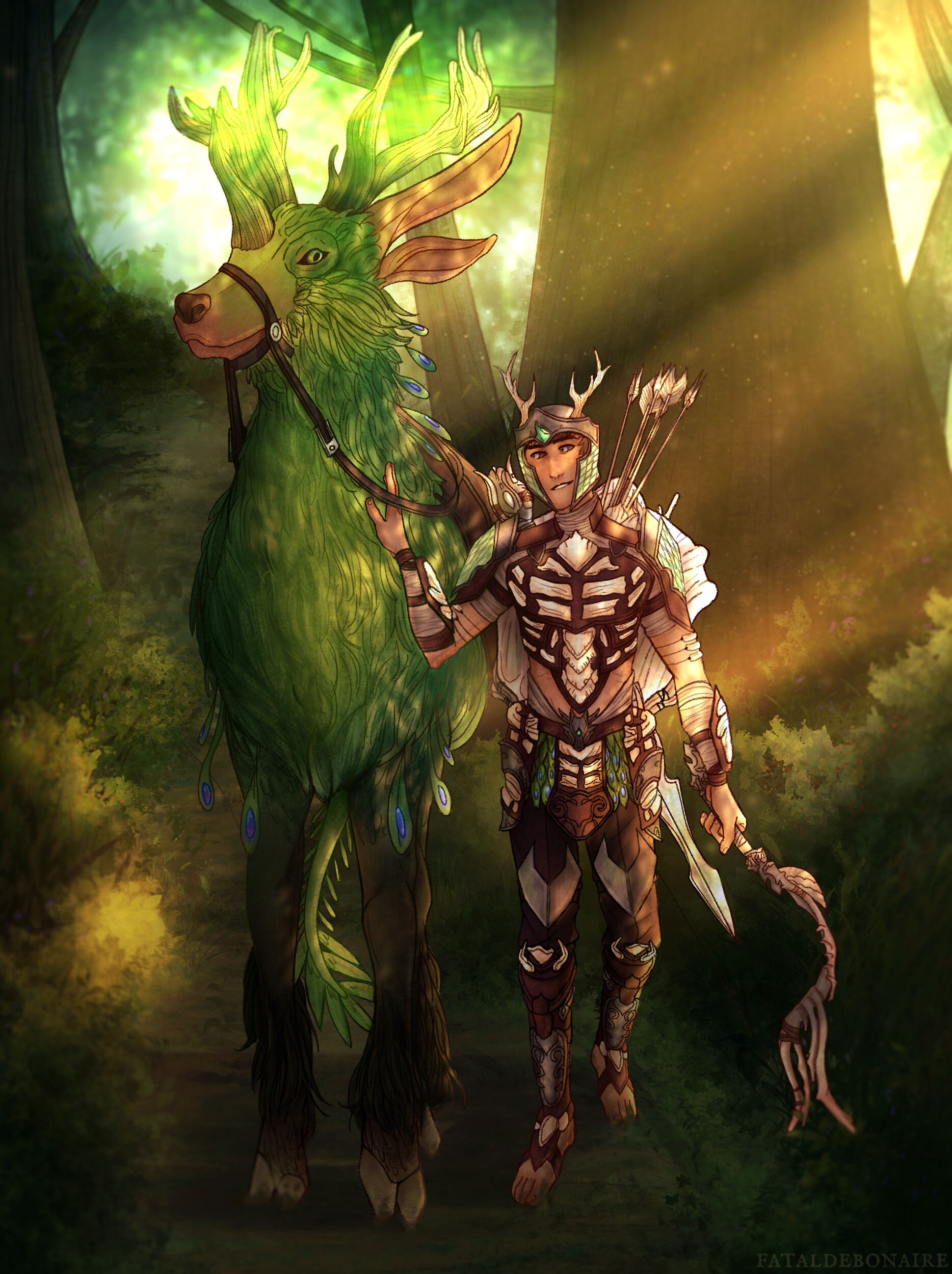 ArtStation - ESO Character Art Commission Piece