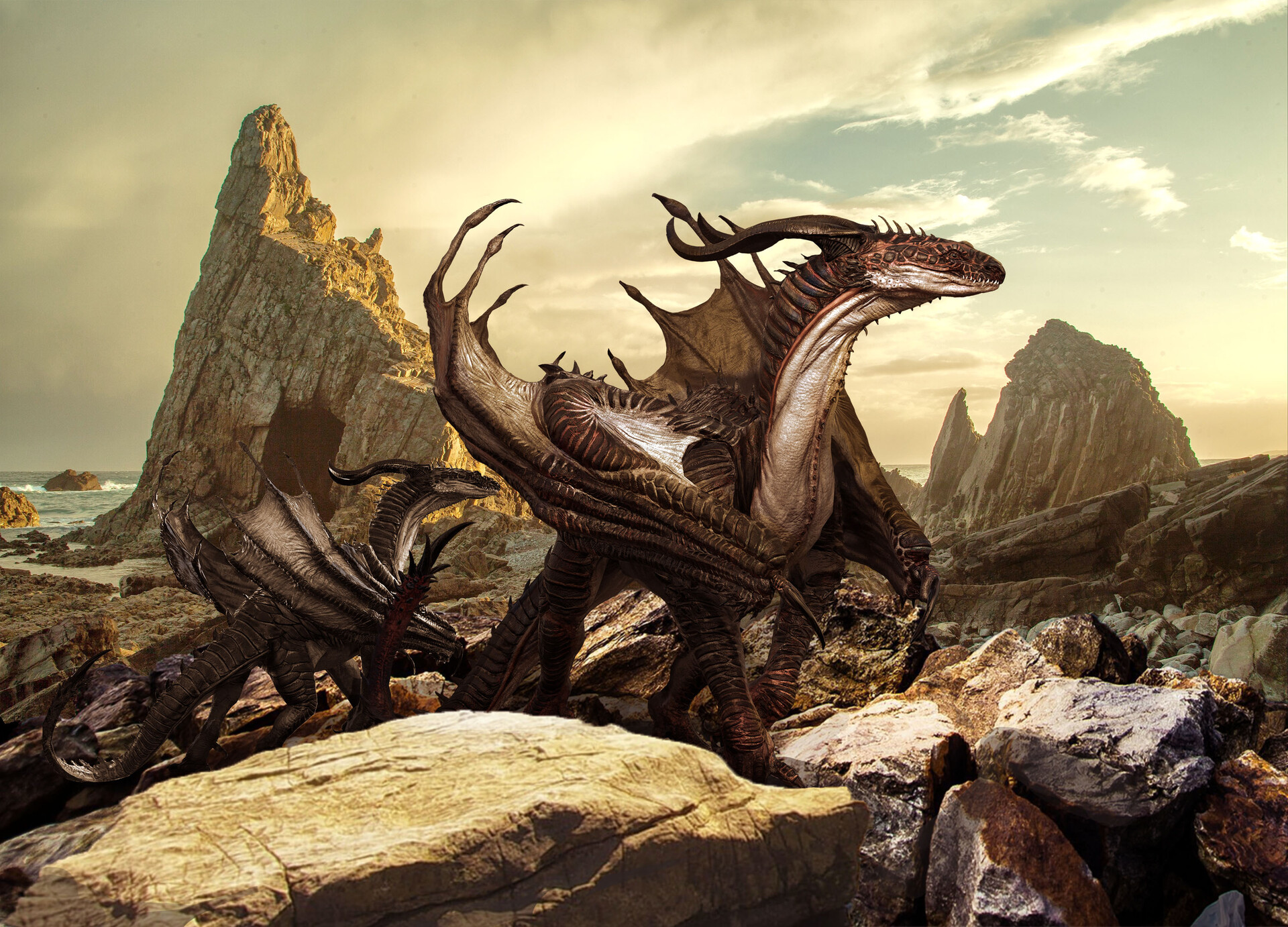 ArtStation - Dragon Shores of Cydonia