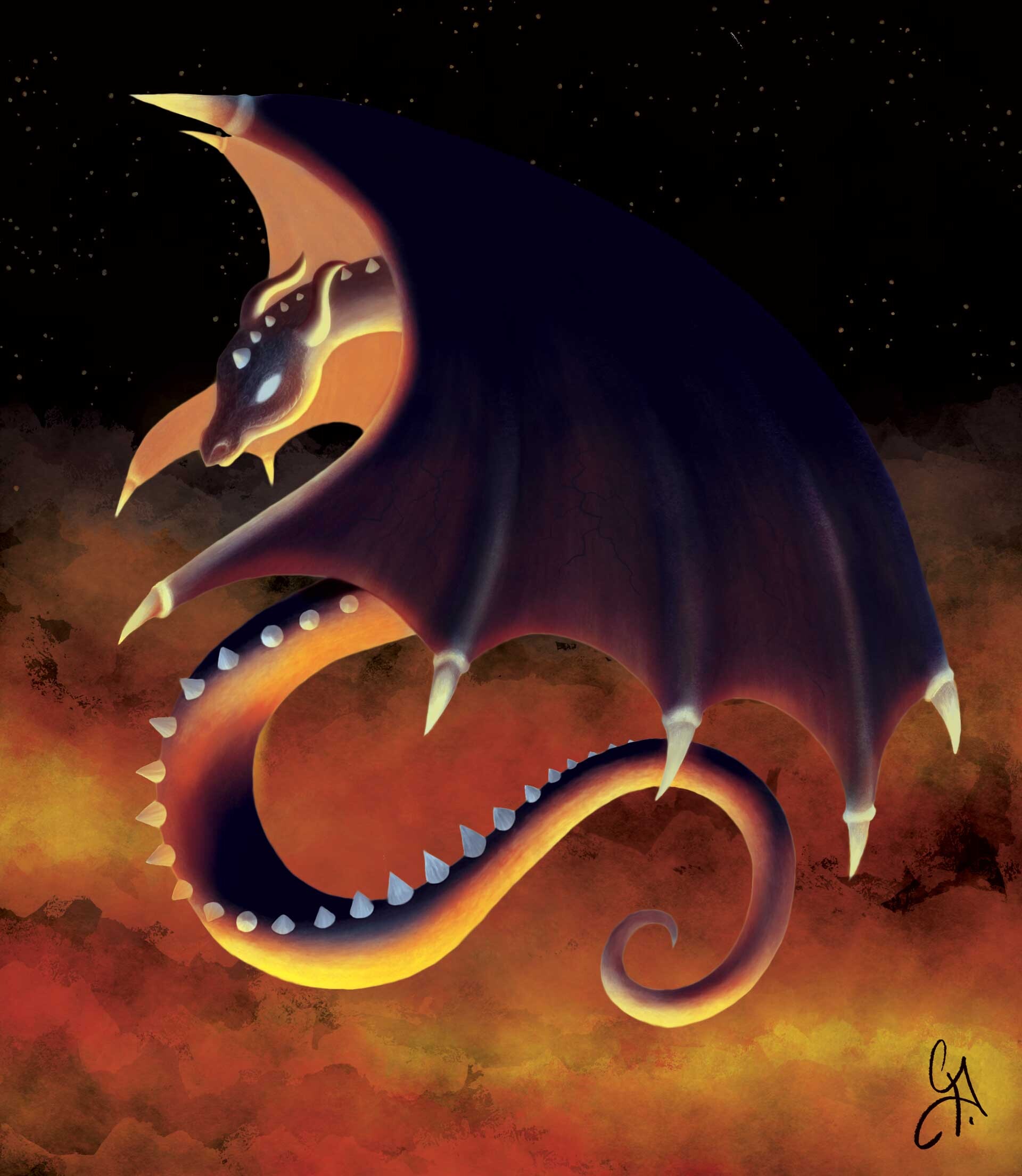 ArtStation - Lava Drake