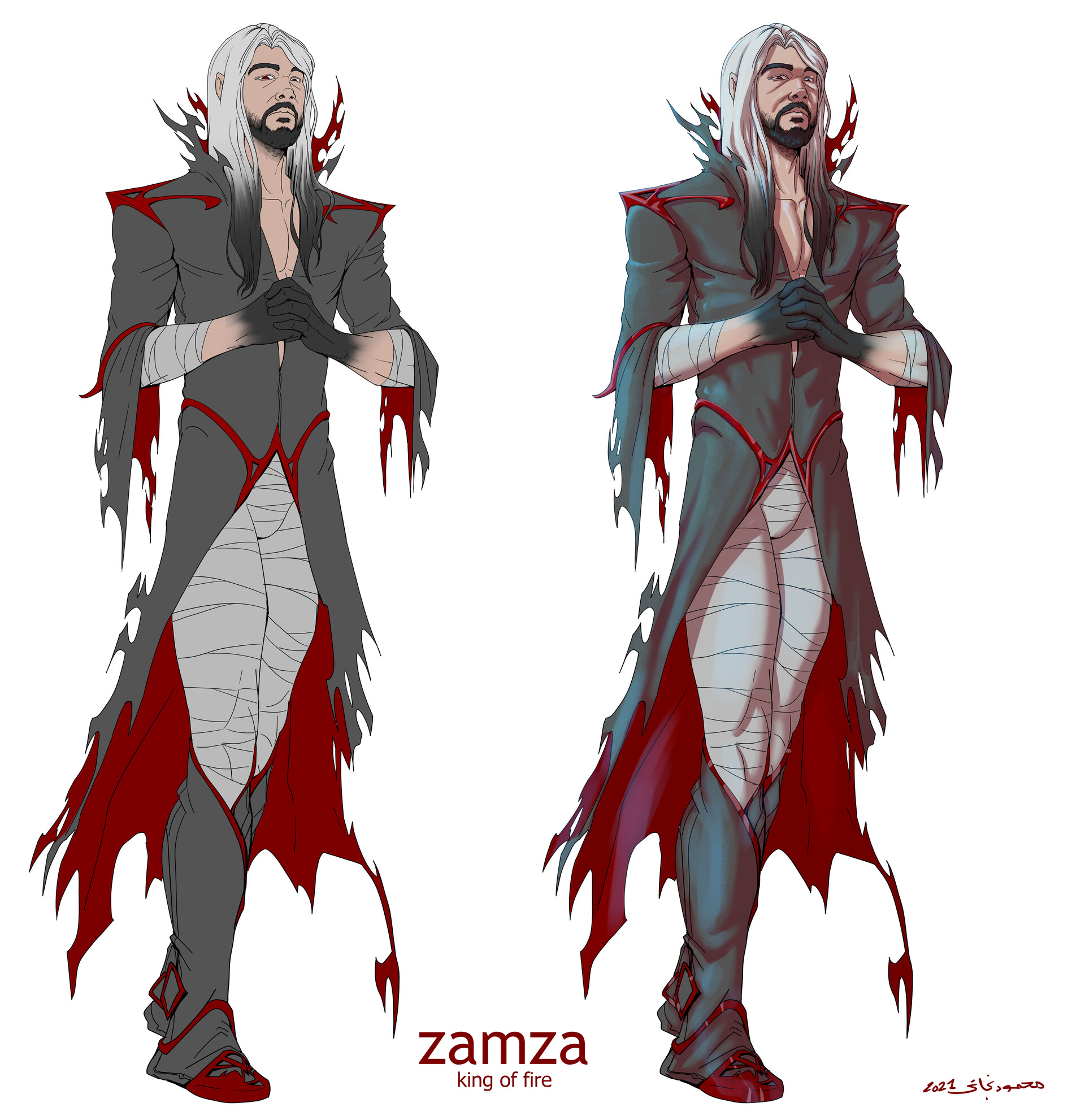 Moody Nagaty - ZAMZA character design