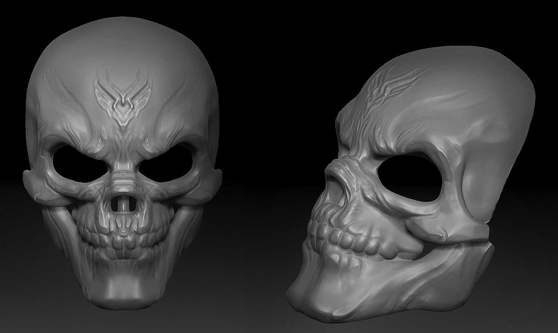 ArtStation - Mask Skull - 3d Print model