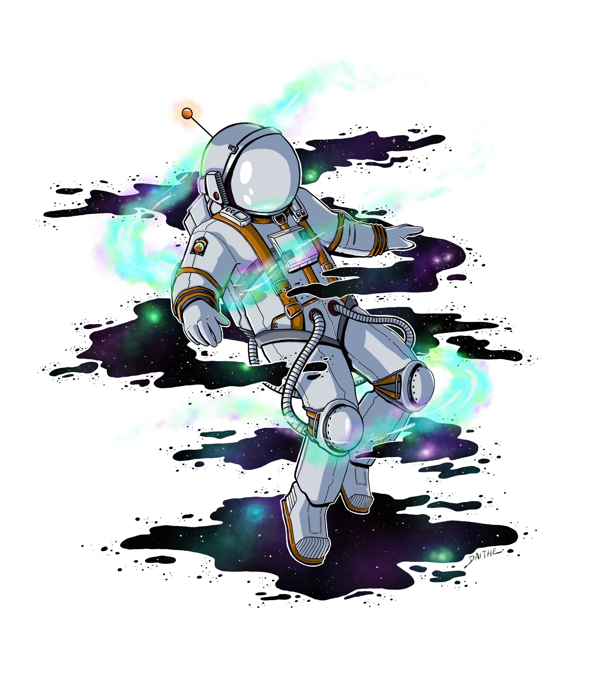 ArtStation - Floating in Space