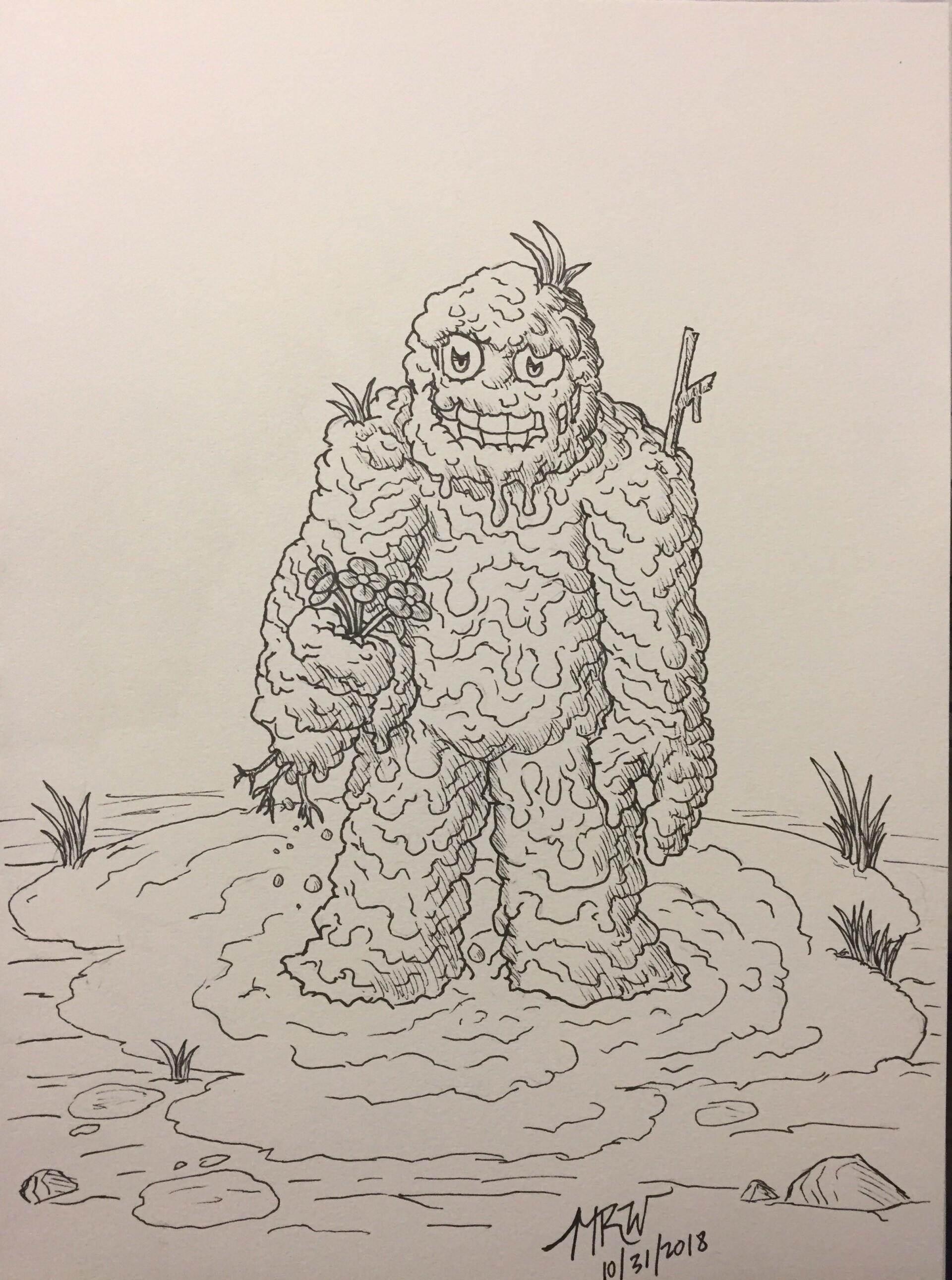 Madison R. Williams - Inktober 2018 Day 23 Muddy