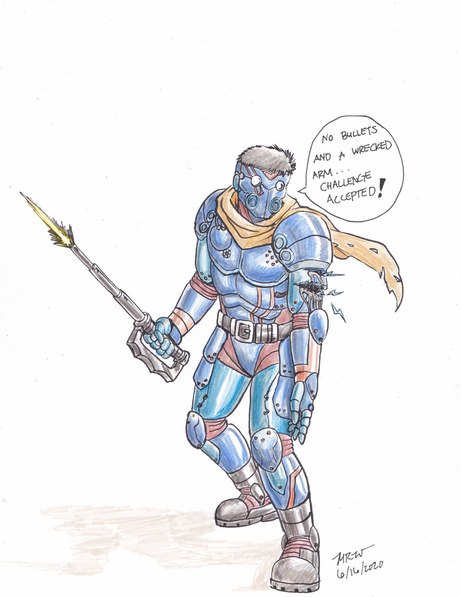 ArtStation - Inktober 2019 Day 29 Injured