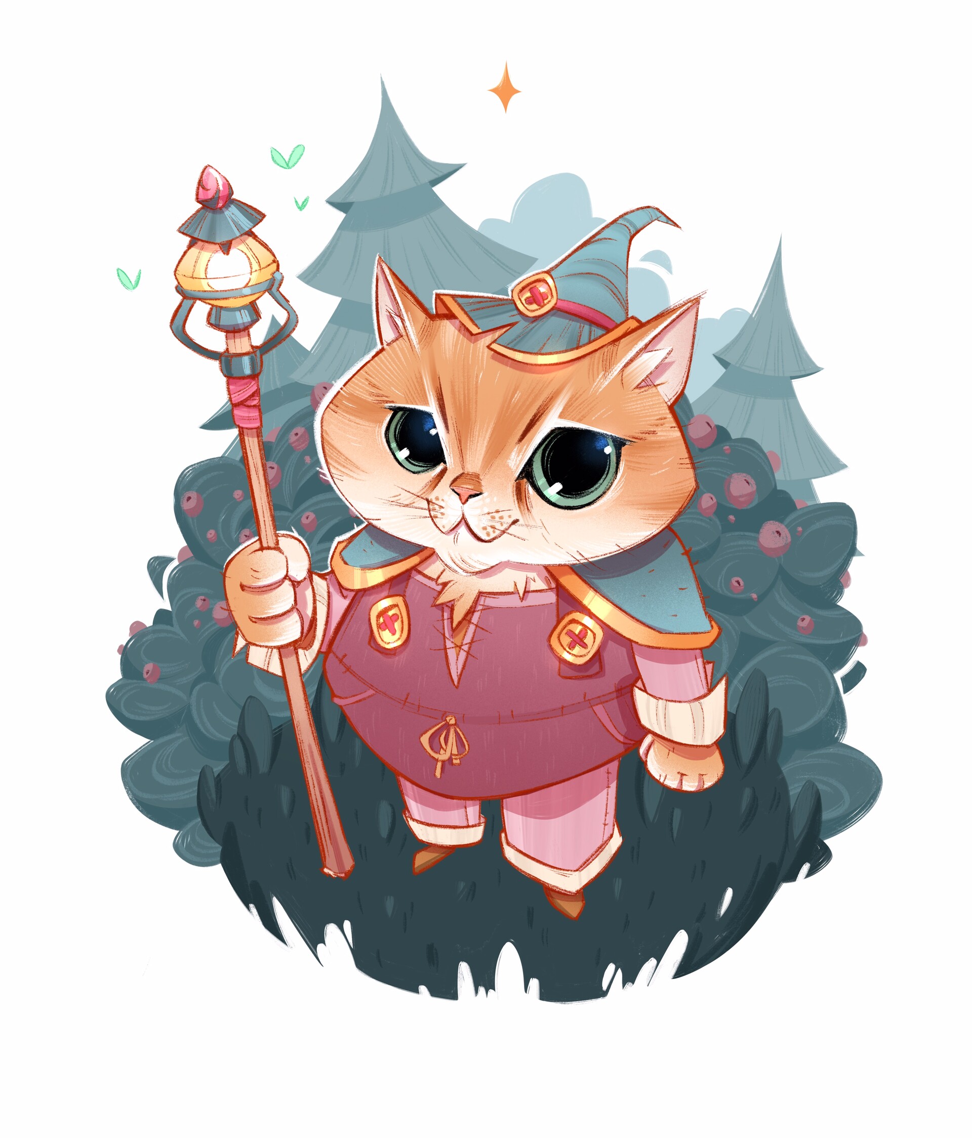 ArtStation - Magician Cat