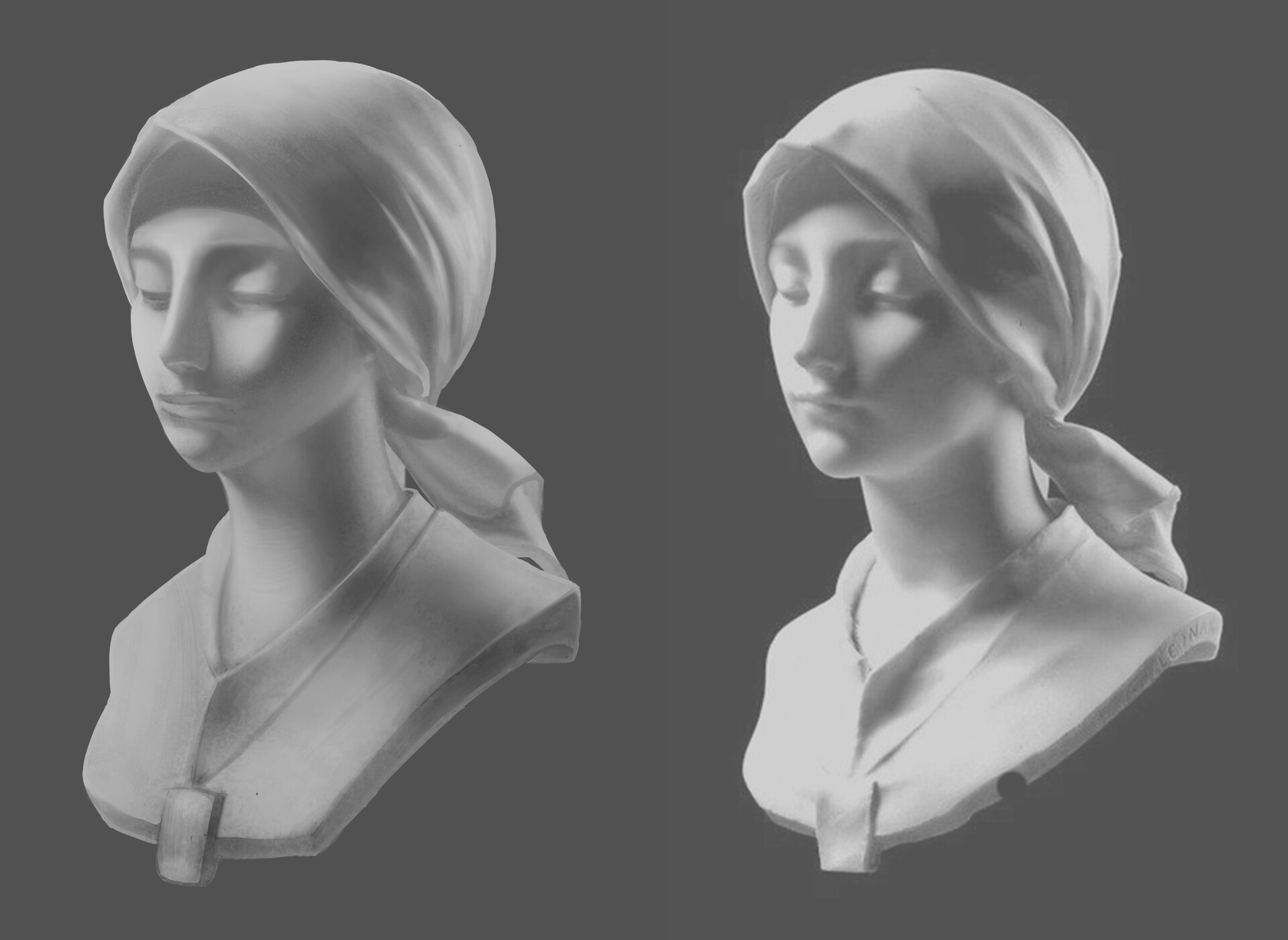 ArtStation - Plaster statue