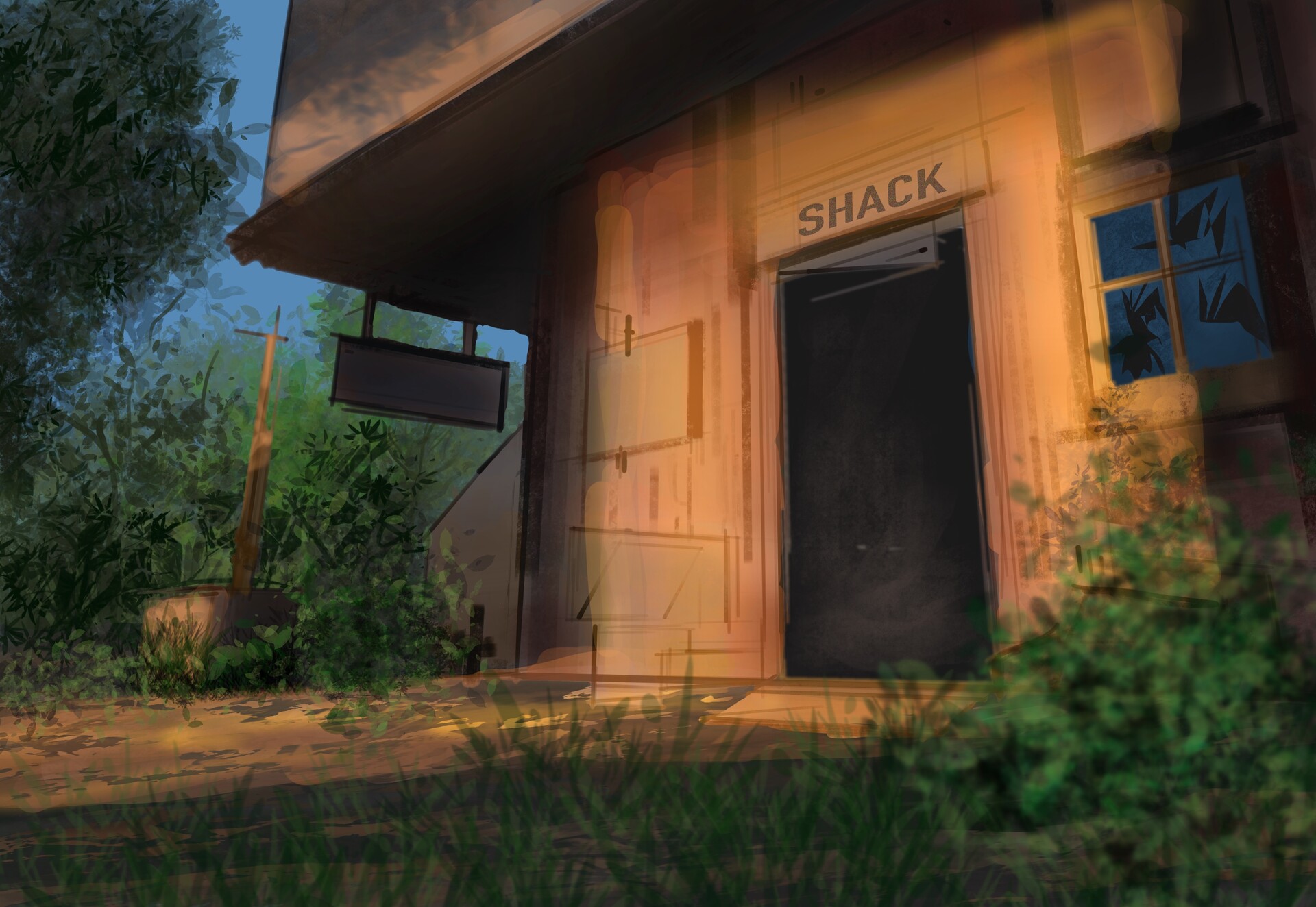 ArtStation - Old shack