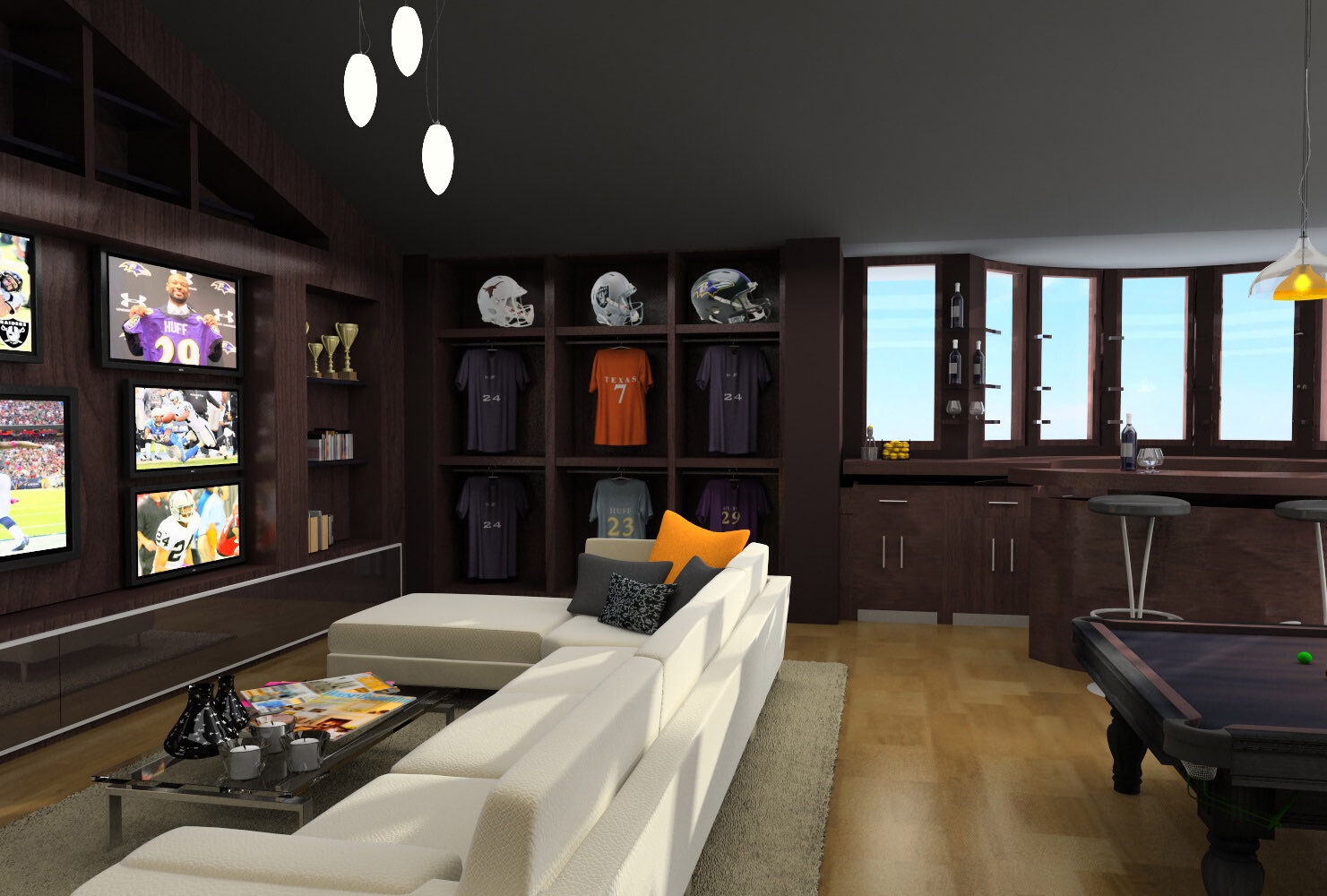 ArtStation - game room concept art