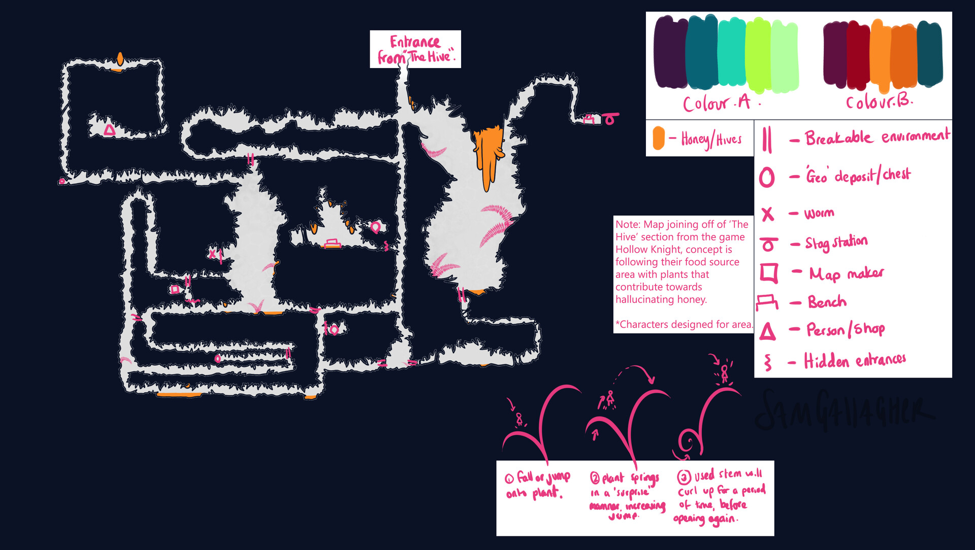 ArtStation - Hollow Knight Map