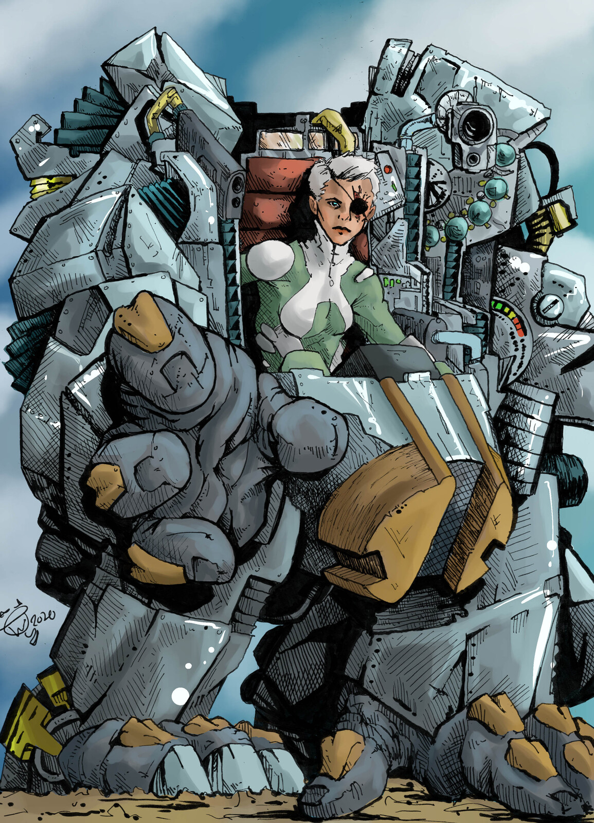 Timothy Jenkins - Mech Woman