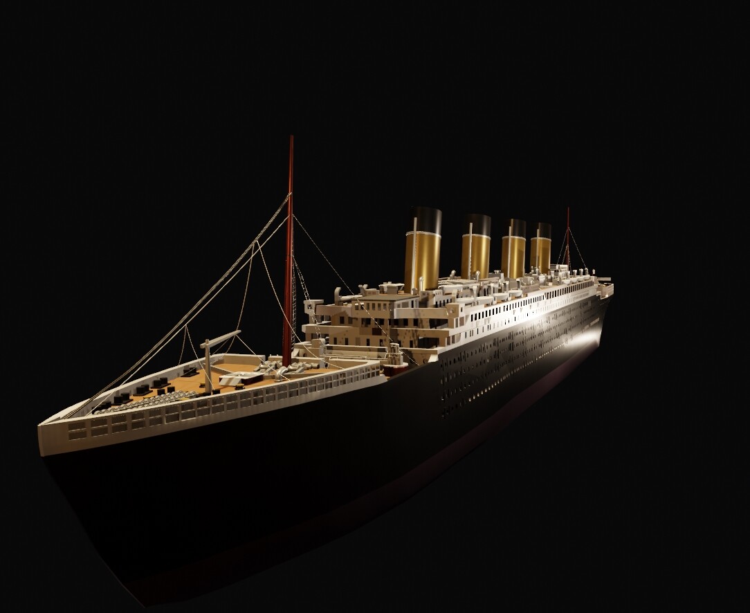 ArtStation - Titanic 3D Modeling