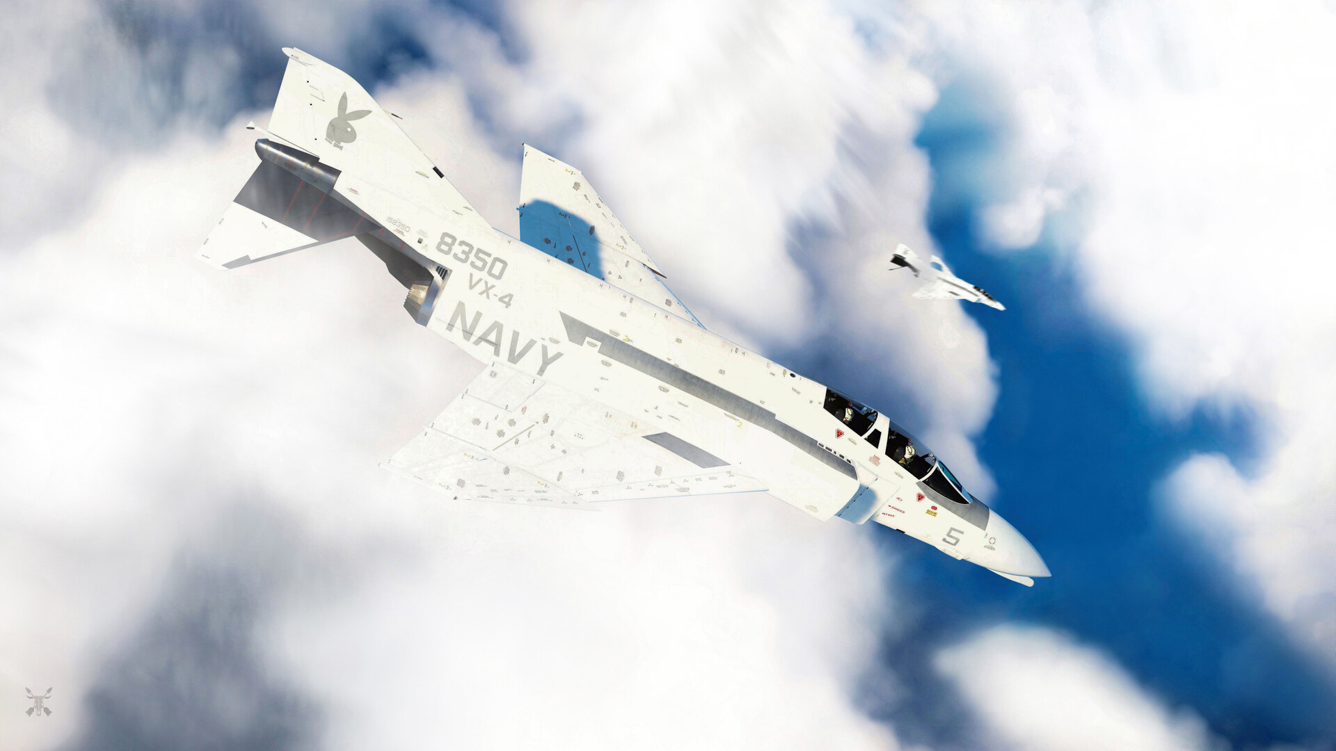ArtStation - F-4J Phantom II (158350) VX-4, US NAVY "WHITE BUNNY"