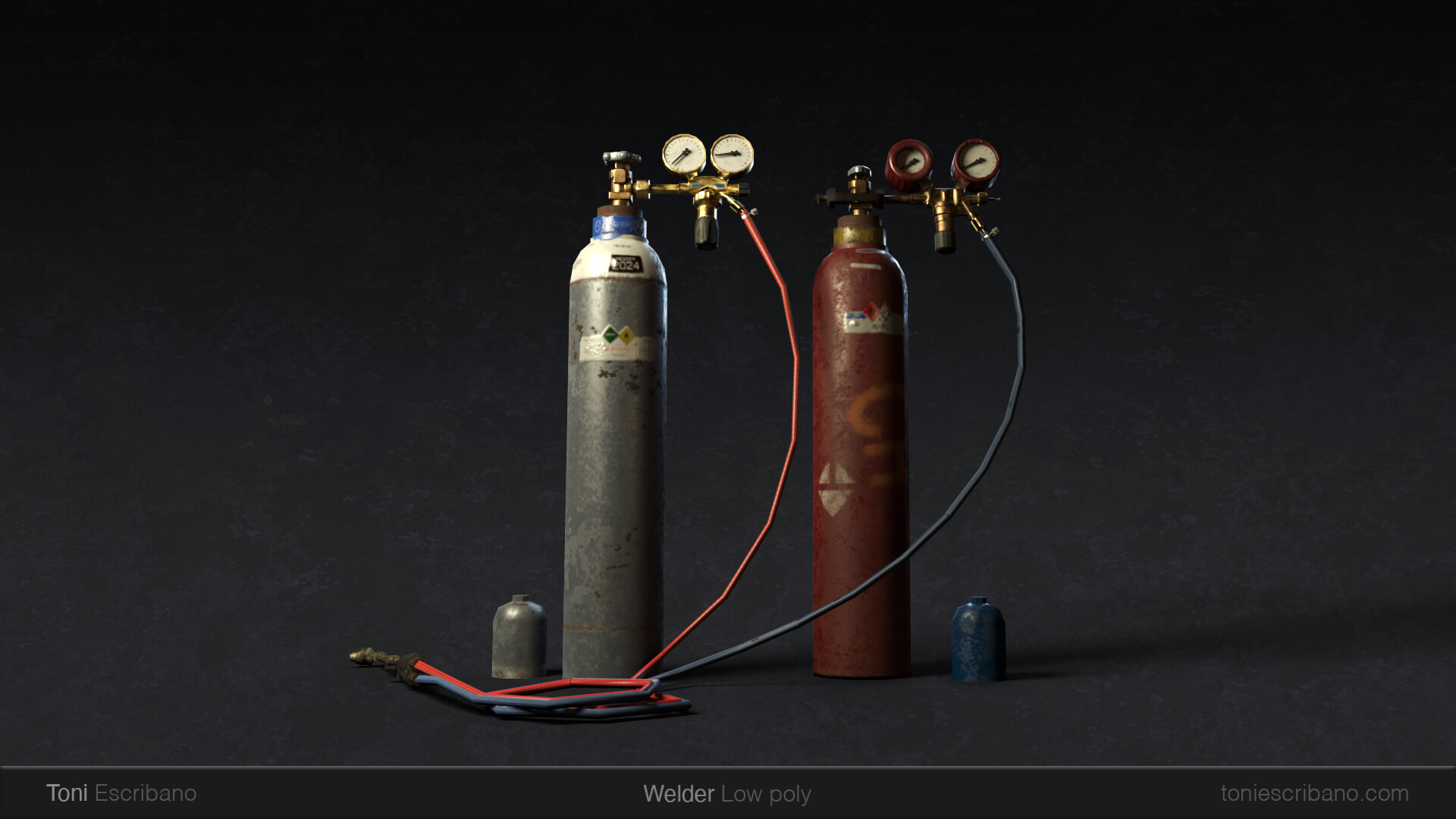 ArtStation - Welder - Game ready prop