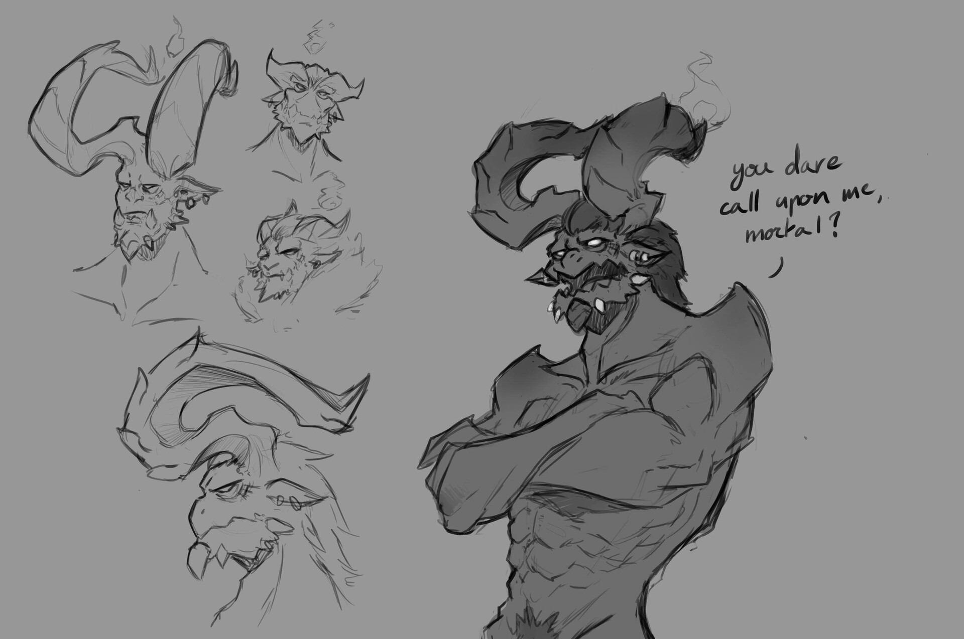 Eric Epichkin - Ashes to Embers character sketches