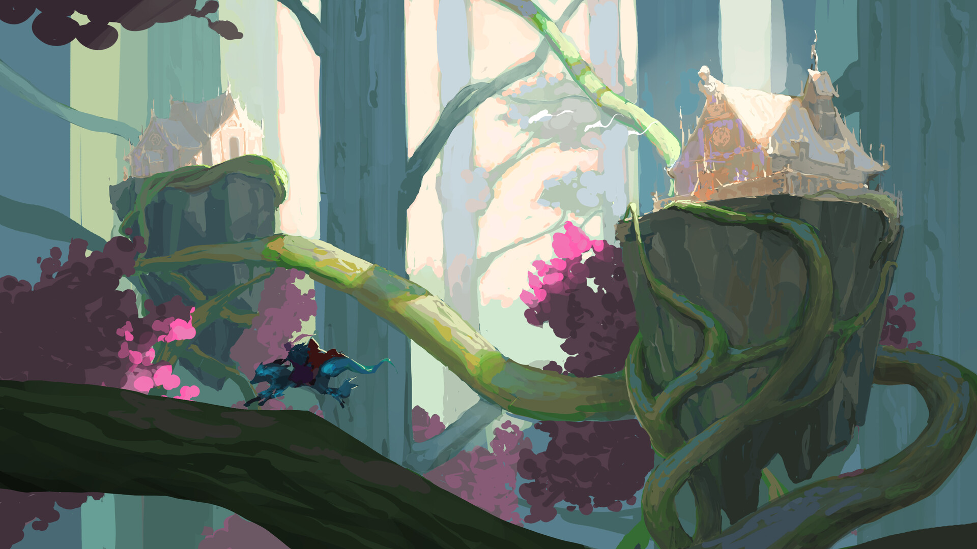 ArtStation - Magic forest Priadal