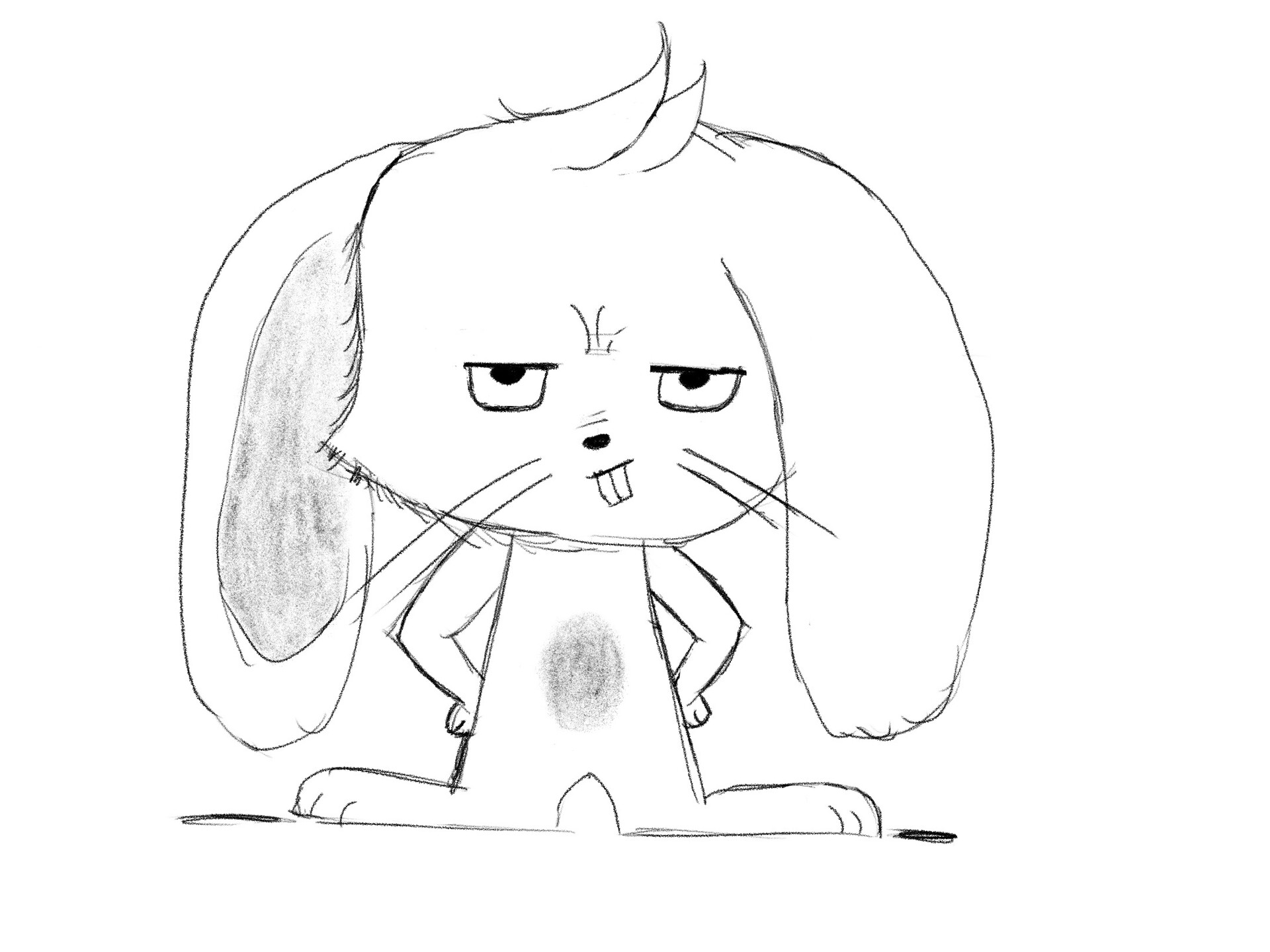 ArtStation - Cartoon bunny