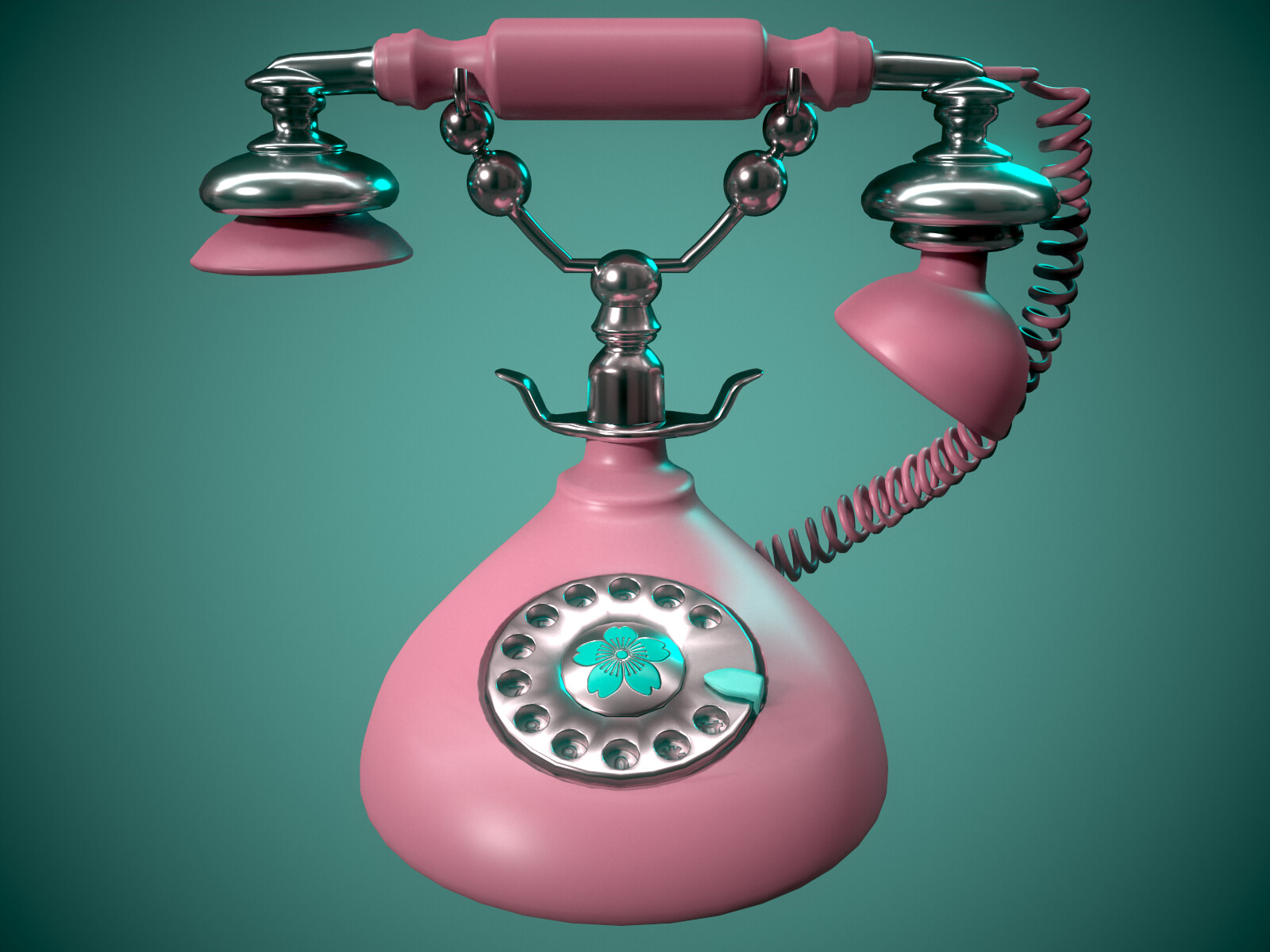 ArtStation - Retro Rotary Phone