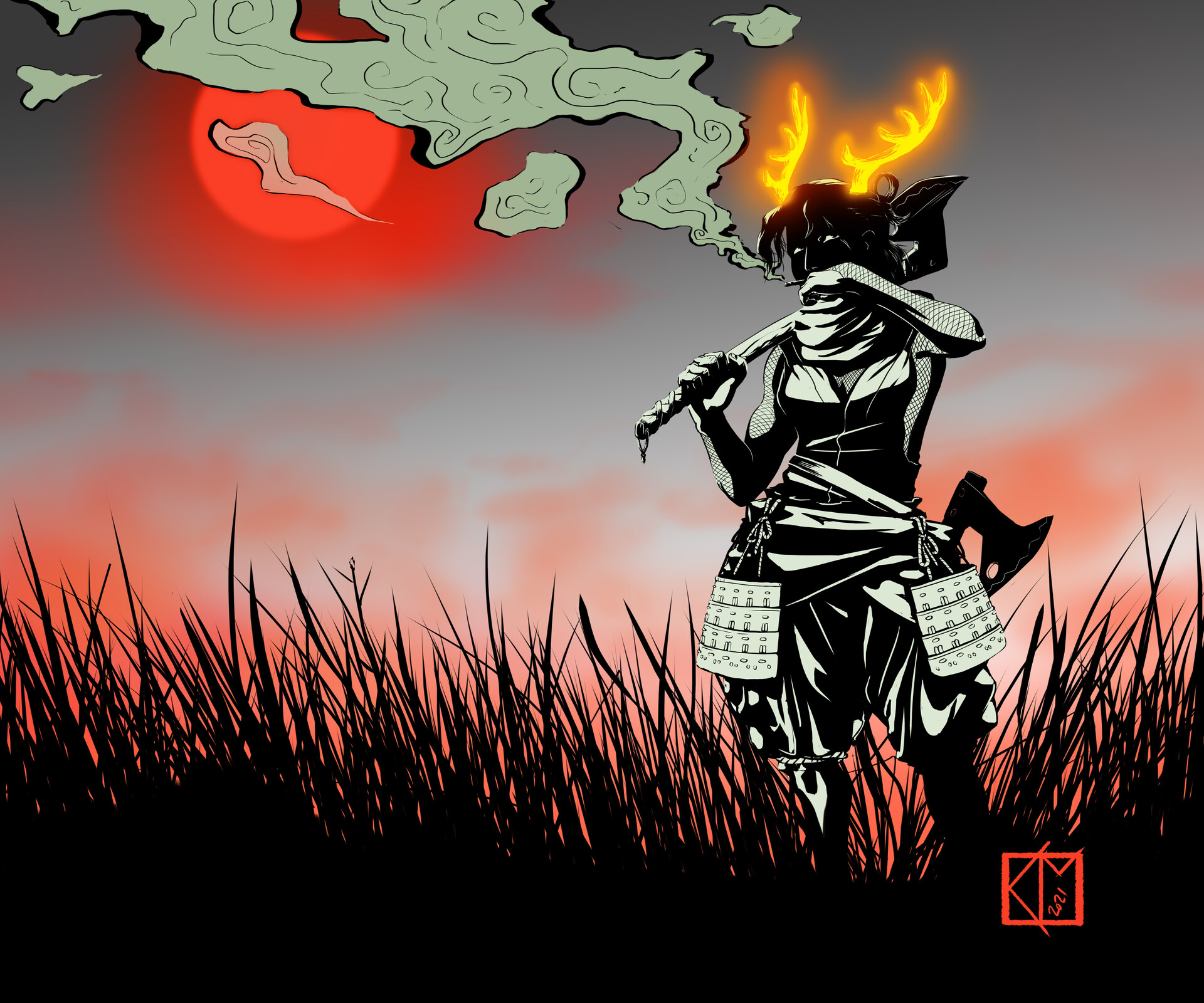 ArtStation - Hide - Nioh 2