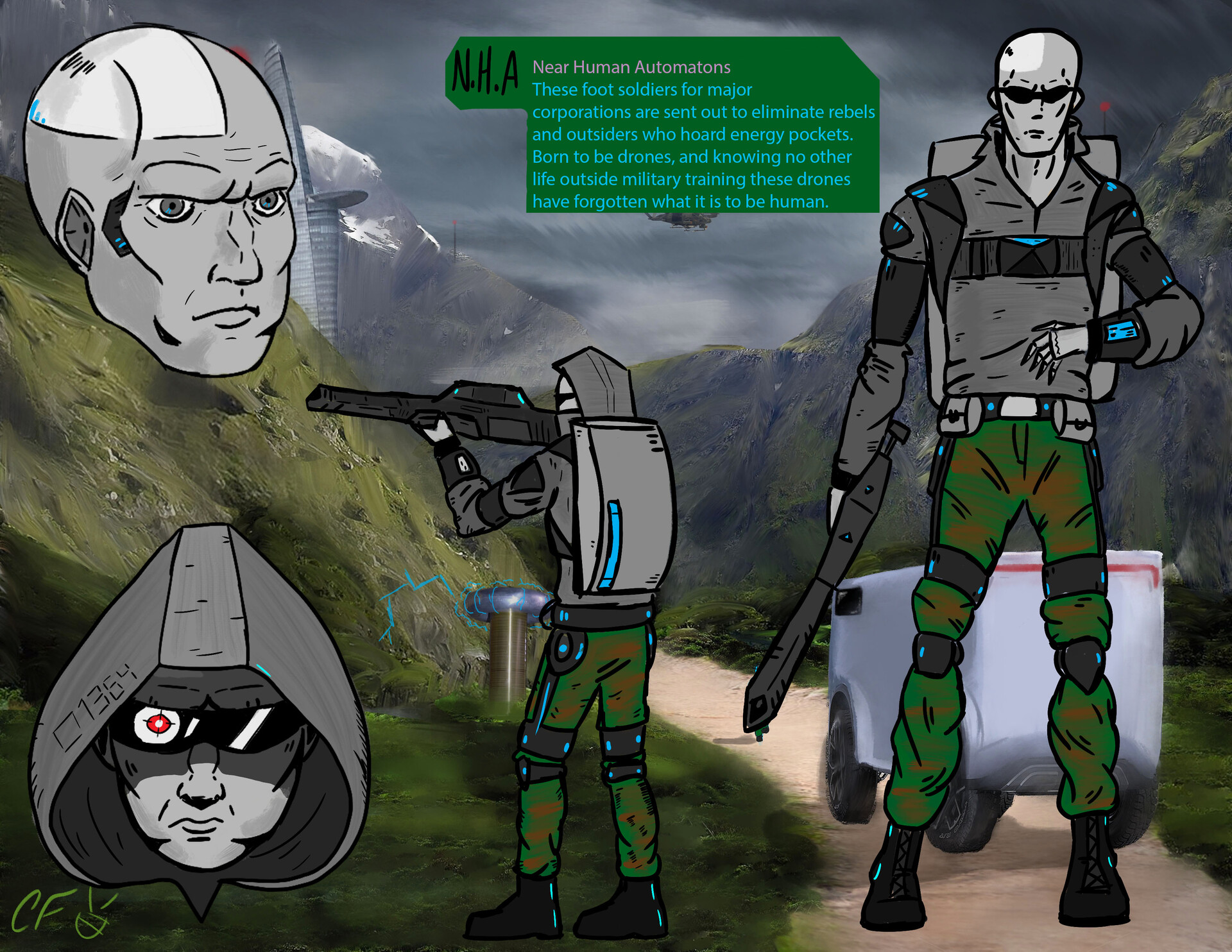 ArtStation - Near Human Automaton (N.H.A)