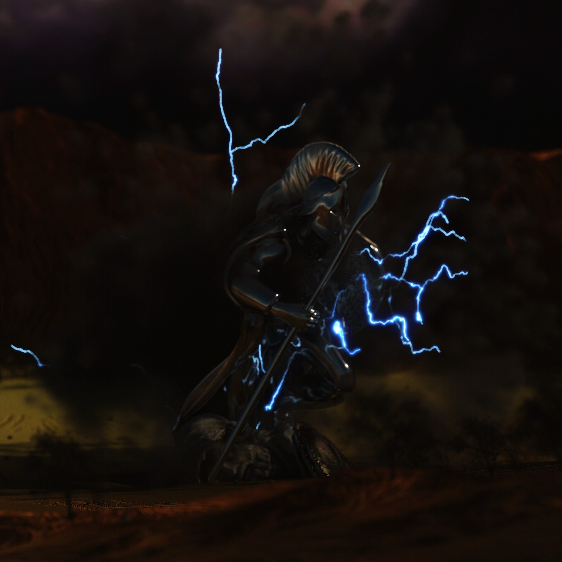 ArtStation - Electric awakening