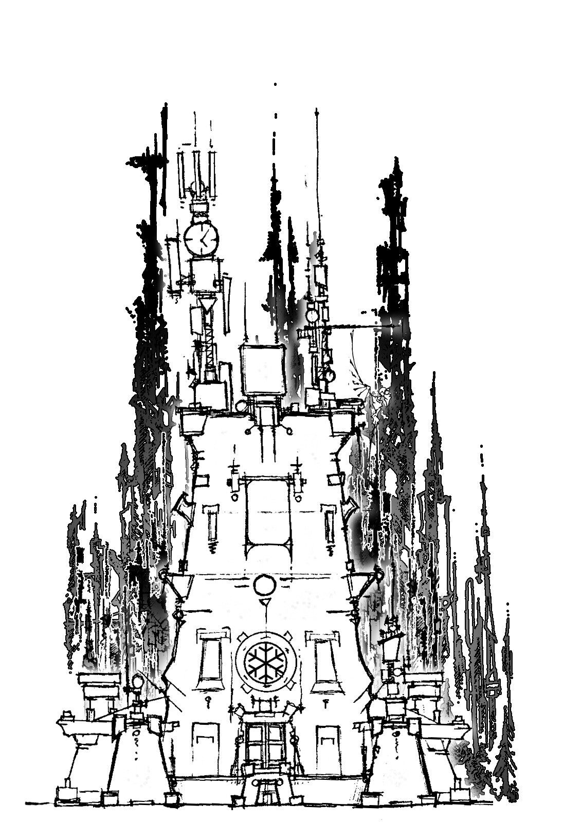 ArtStation - Academy elevation