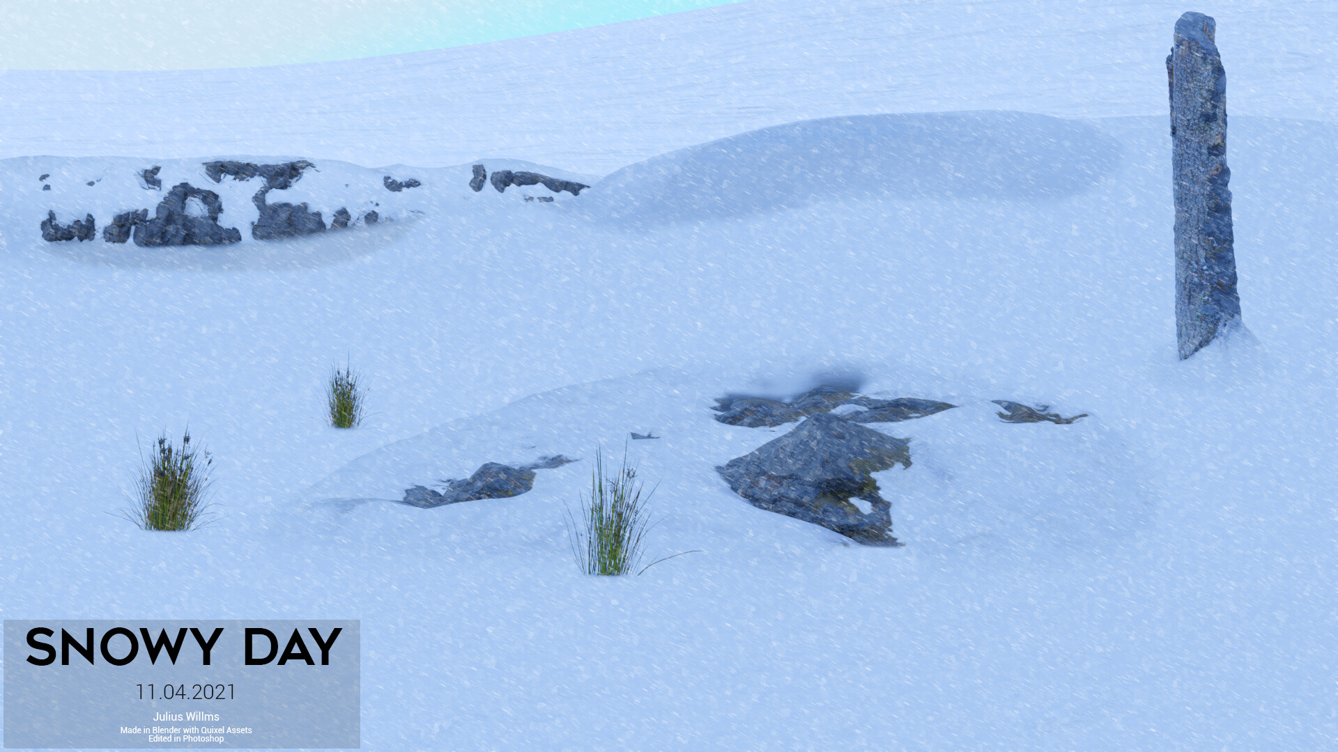 ArtStation - Snowy Day