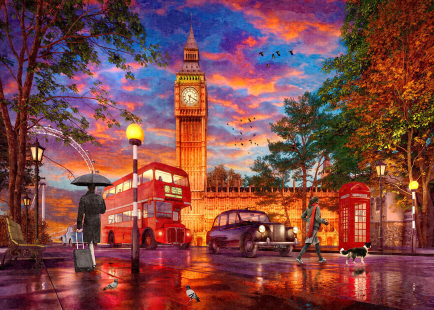Dominic Davison - Parliament Square Sunset