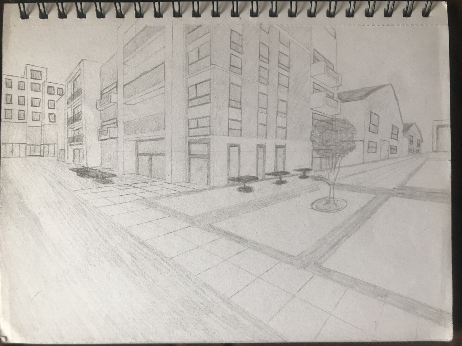 perspective drawing reference buildings
