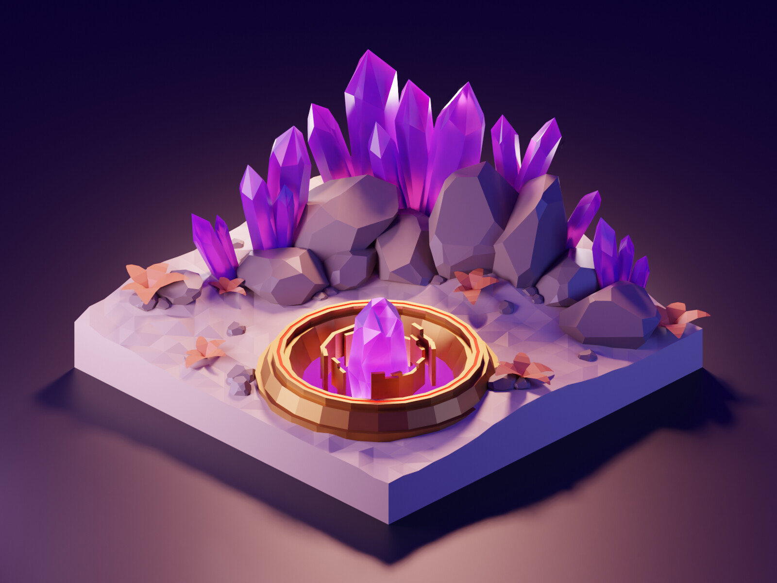 ArtStation - Amethyst desert