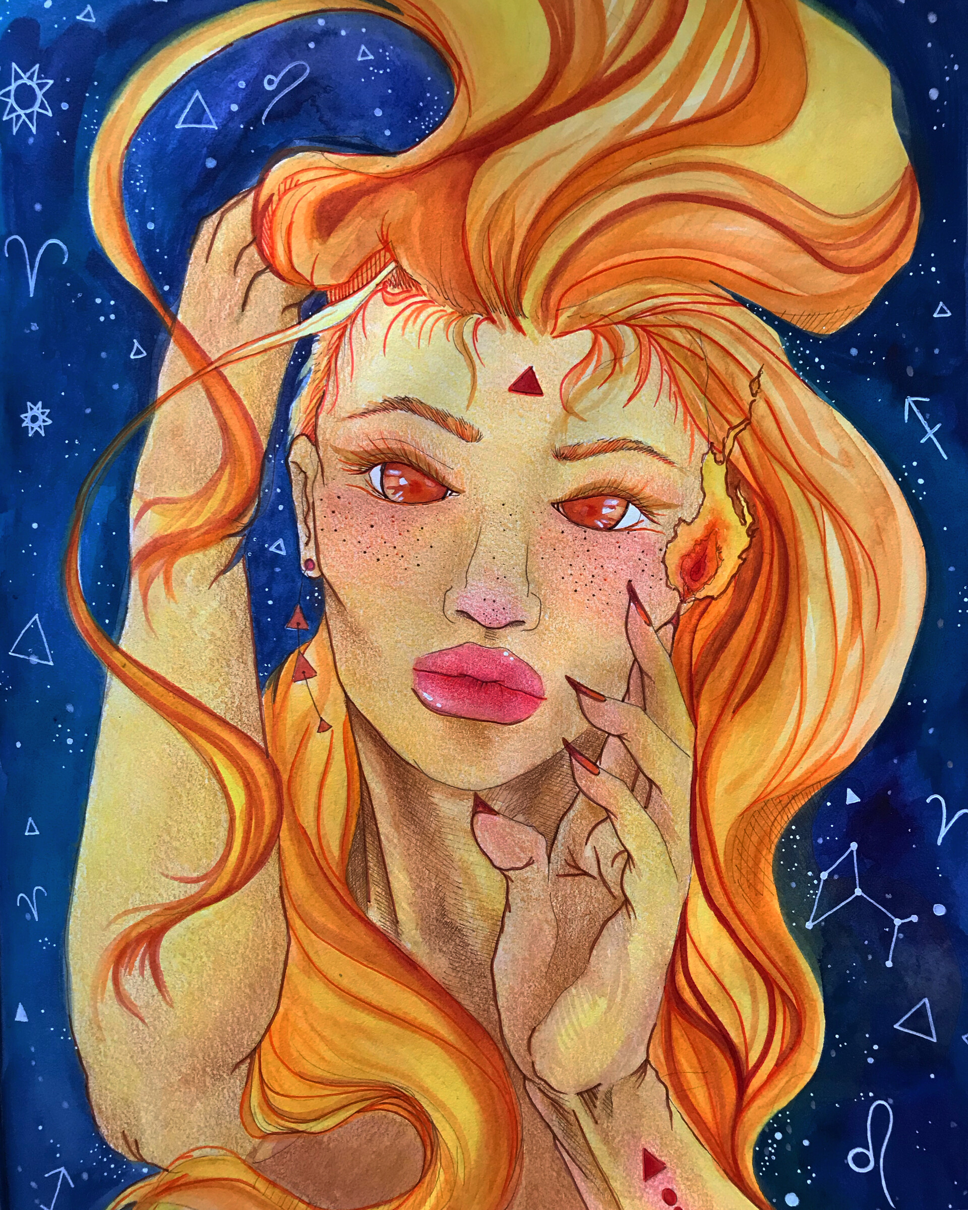 ArtStation - Fire elemental