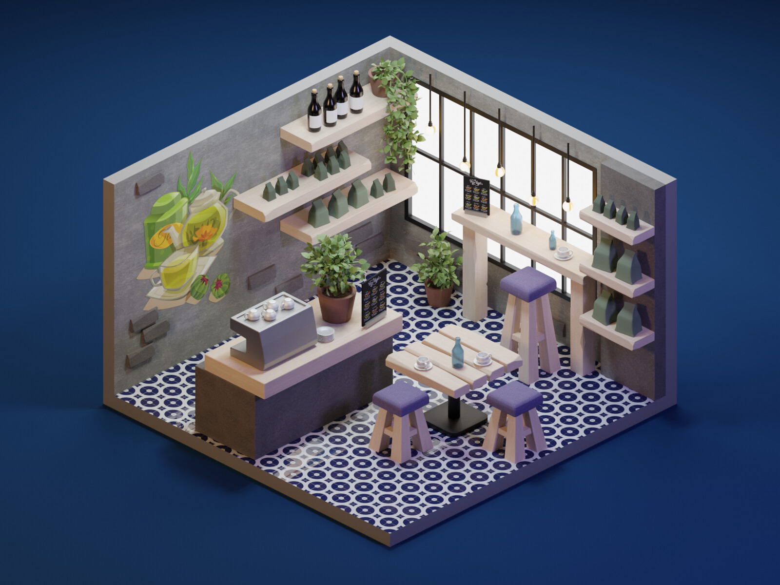 ArtStation - Tea shop